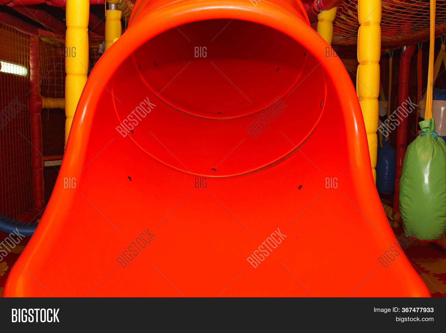 Red Slide Indoor Kids Image & Photo (Free Trial) | Bigstock