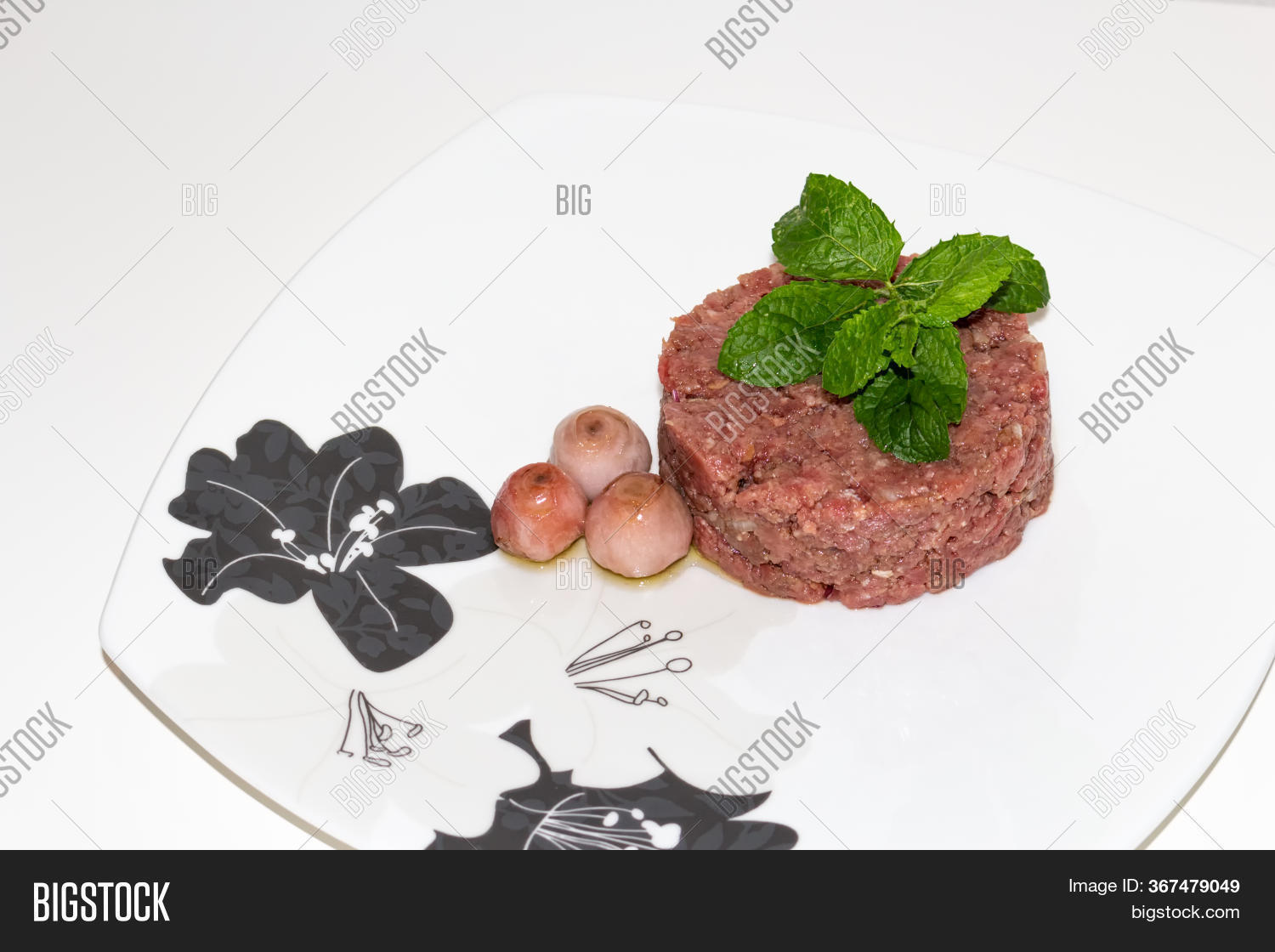 Fresh Beef Tartar Dish Image & Photo (Free Trial) | Bigstock
