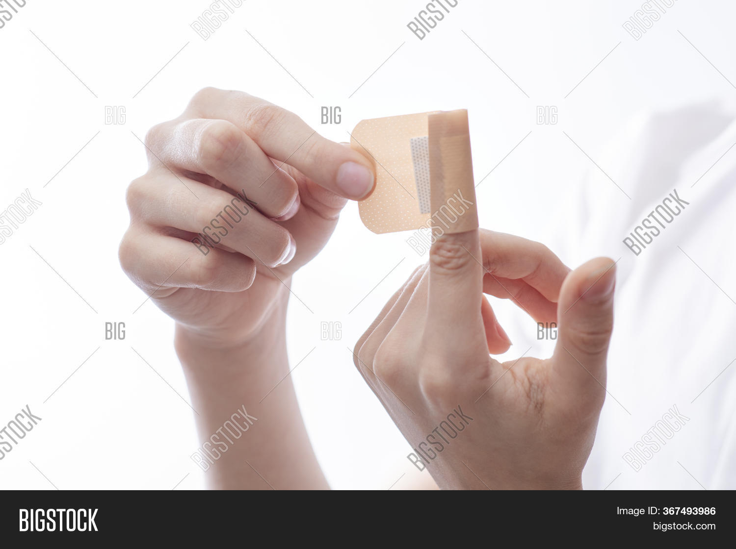 Band-aid On Index Image & Photo (Free Trial) | Bigstock