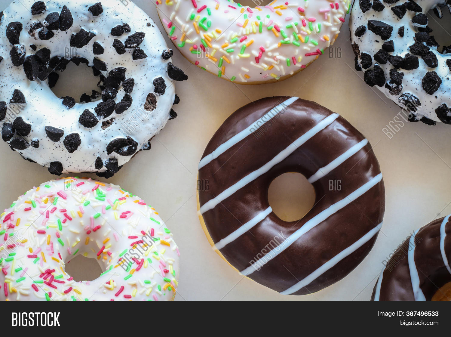 Flat Lay Image Donut Image & Photo (Free Trial) | Bigstock