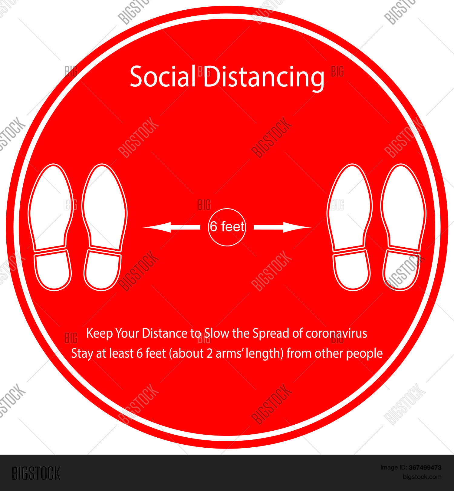 Foot Symbol Marking Vector & Photo (Free Trial) | Bigstock