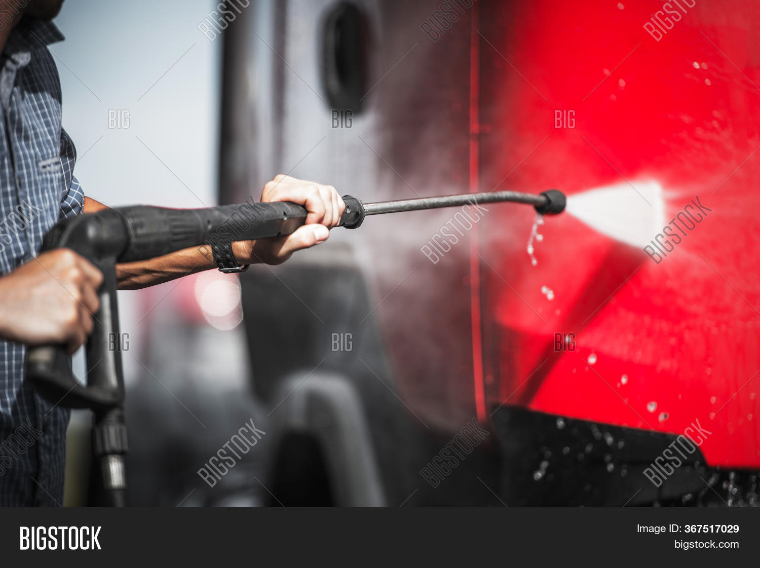 Close Man Spraying Image & Photo (Free Trial) | Bigstock