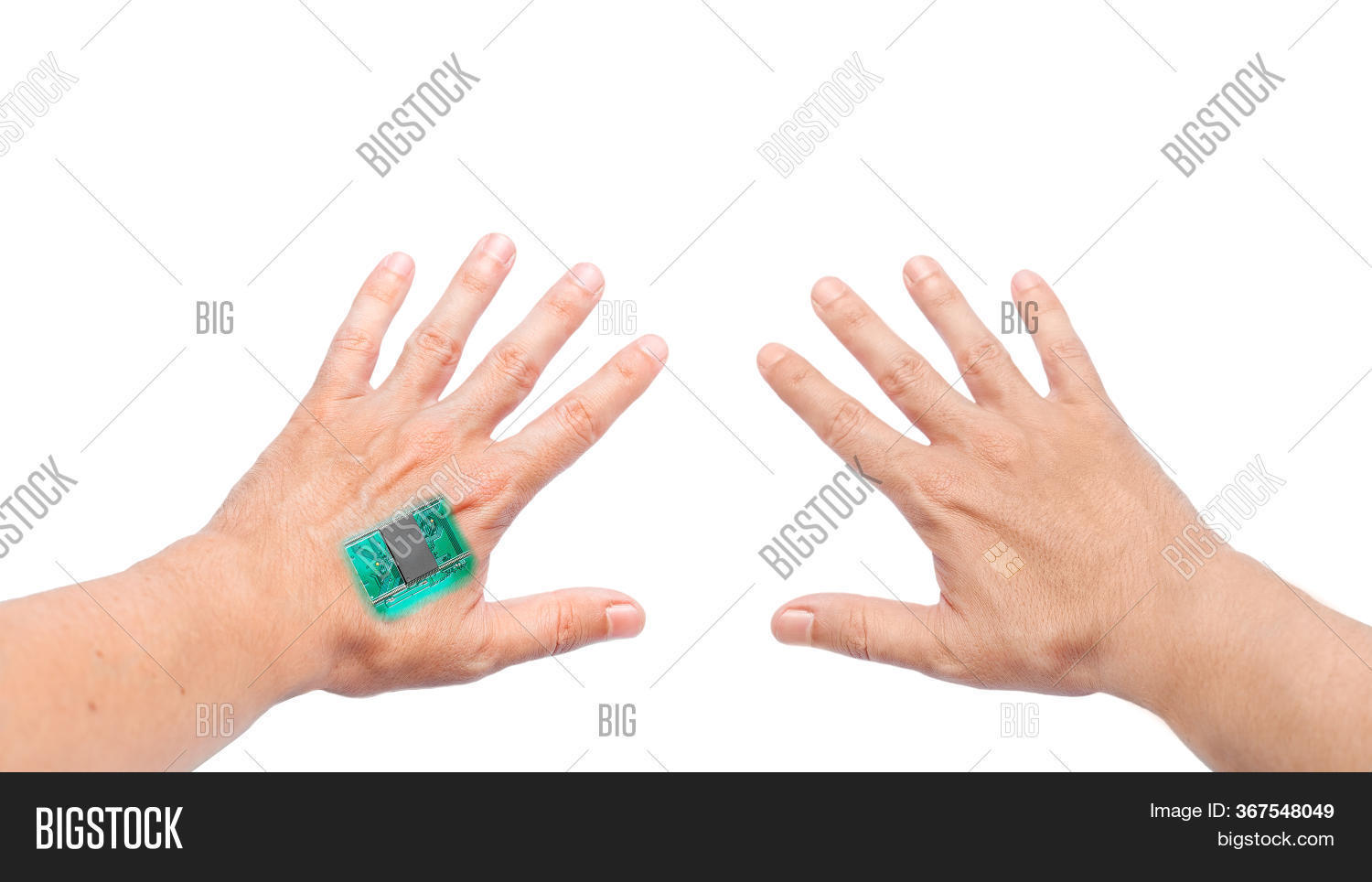 Hands Microprocessor Image & Photo (Free Trial) | Bigstock