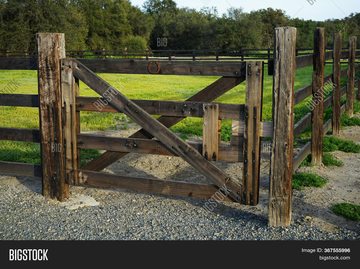 Wooden Corral Gate Image & Photo (Free Trial) | Bigstock