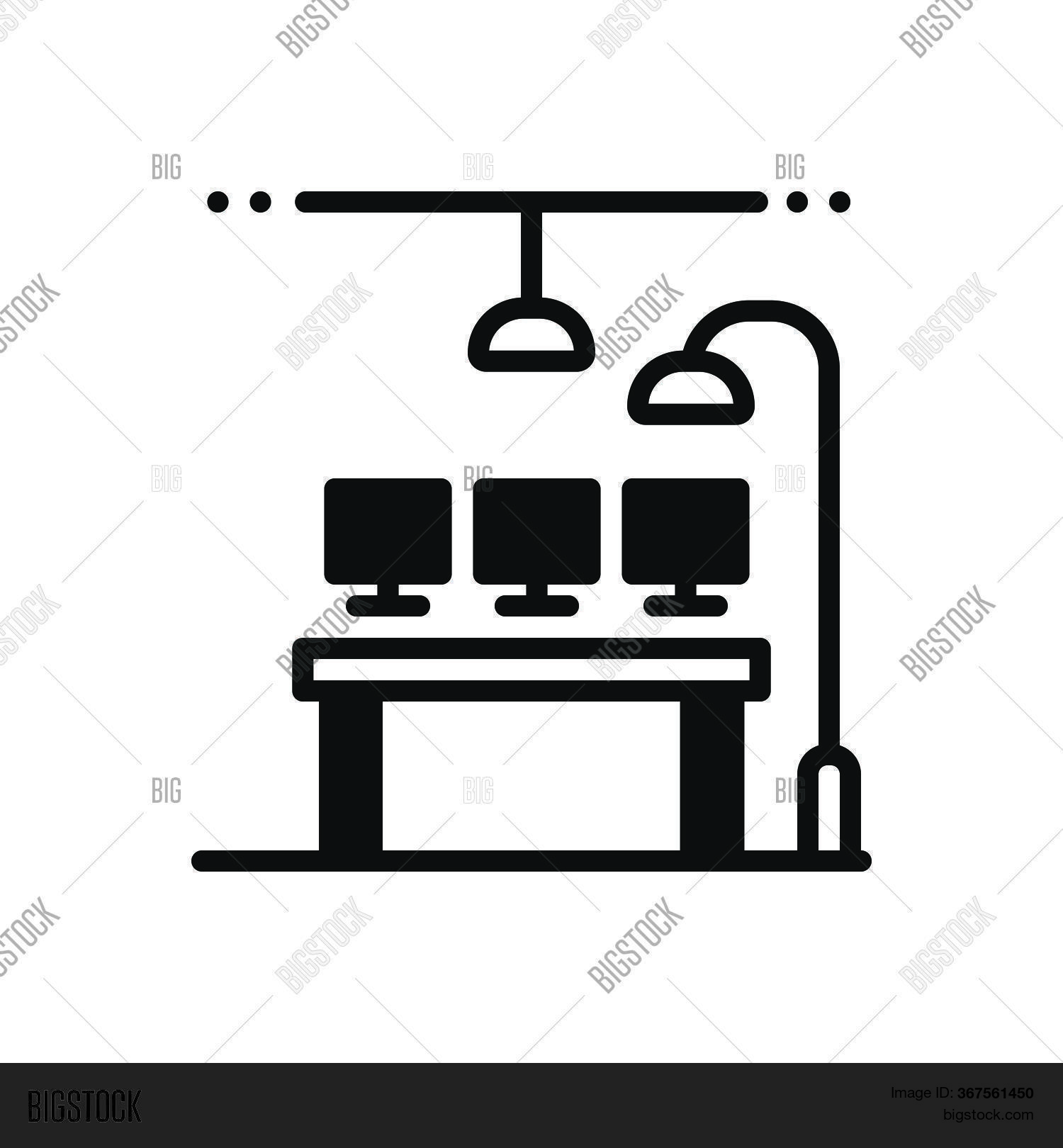 Black Solid Icon Work Vector & Photo (Free Trial) | Bigstock