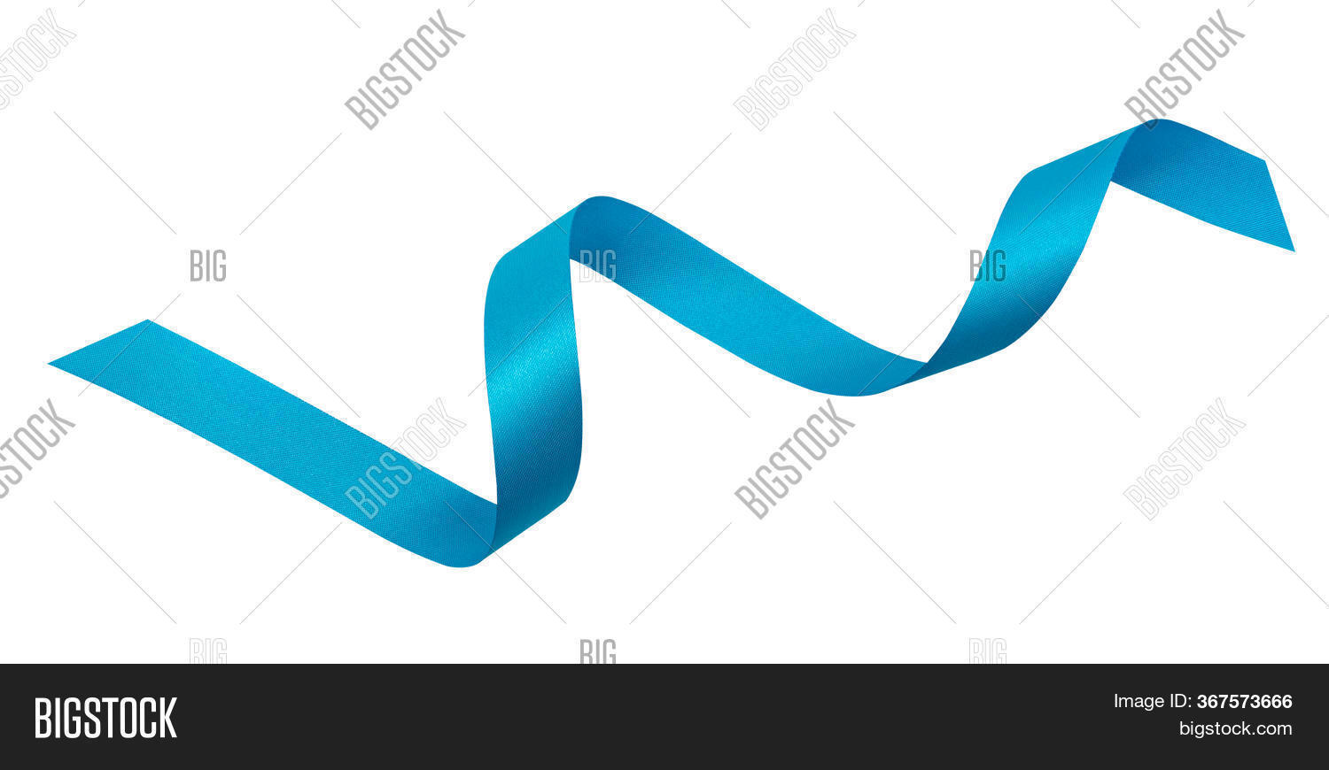 Blue Ribbons Isolated Image & Photo (Free Trial) | Bigstock