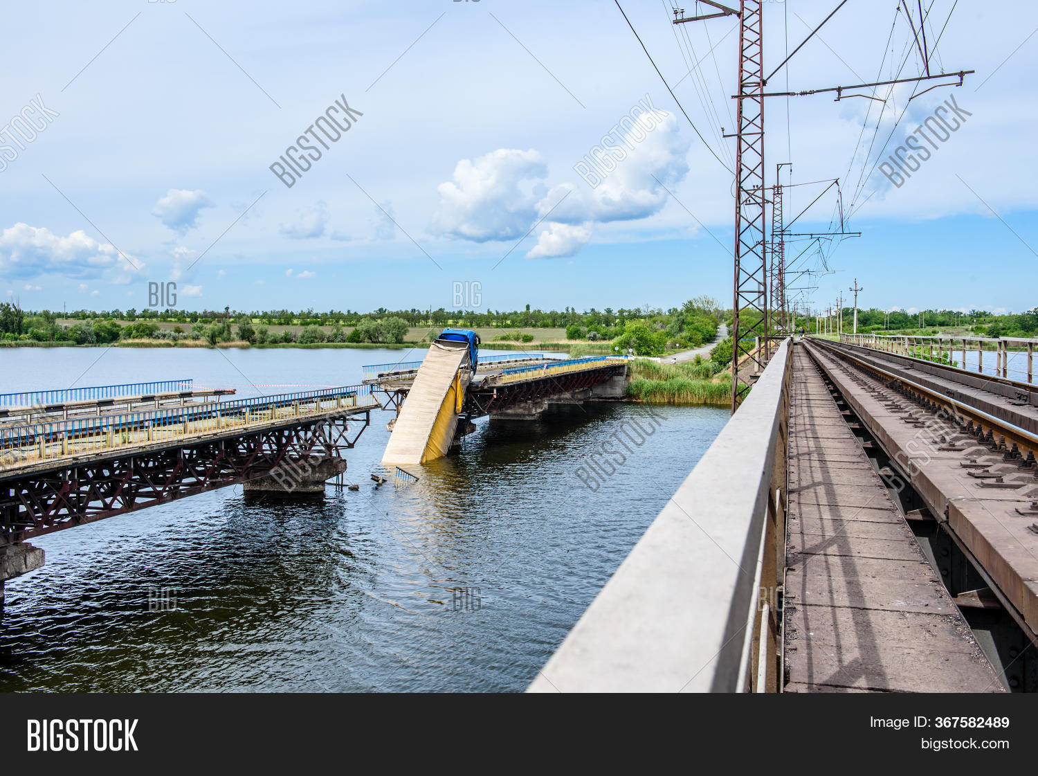 Destruction Bridge Image & Photo (Free Trial) | Bigstock