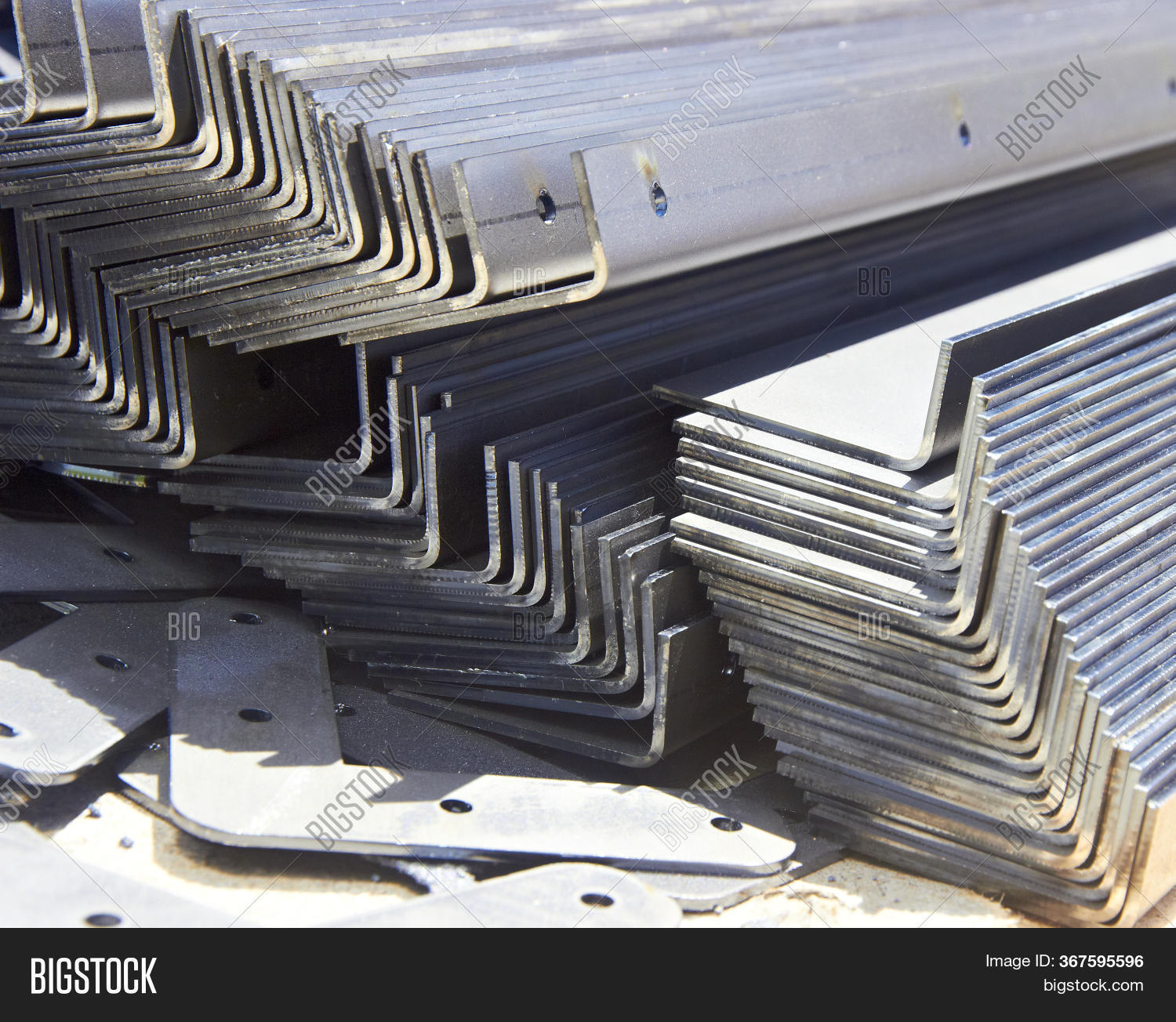 Pack Steel Sheets Bent Image & Photo (Free Trial) | Bigstock