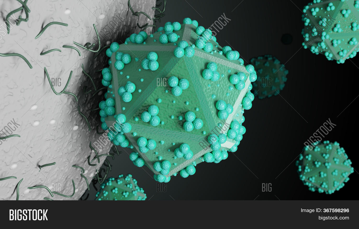 Virus Bacteria Image & Photo (Free Trial) | Bigstock