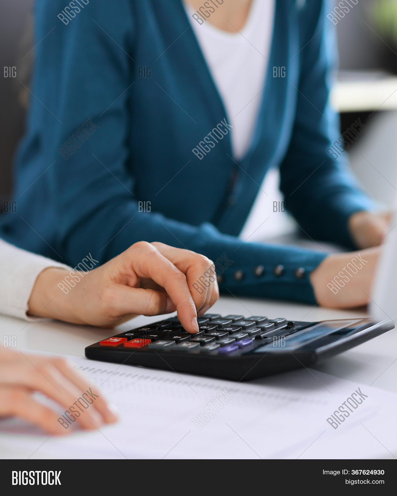 Accountant Checking Image & Photo (Free Trial) | Bigstock