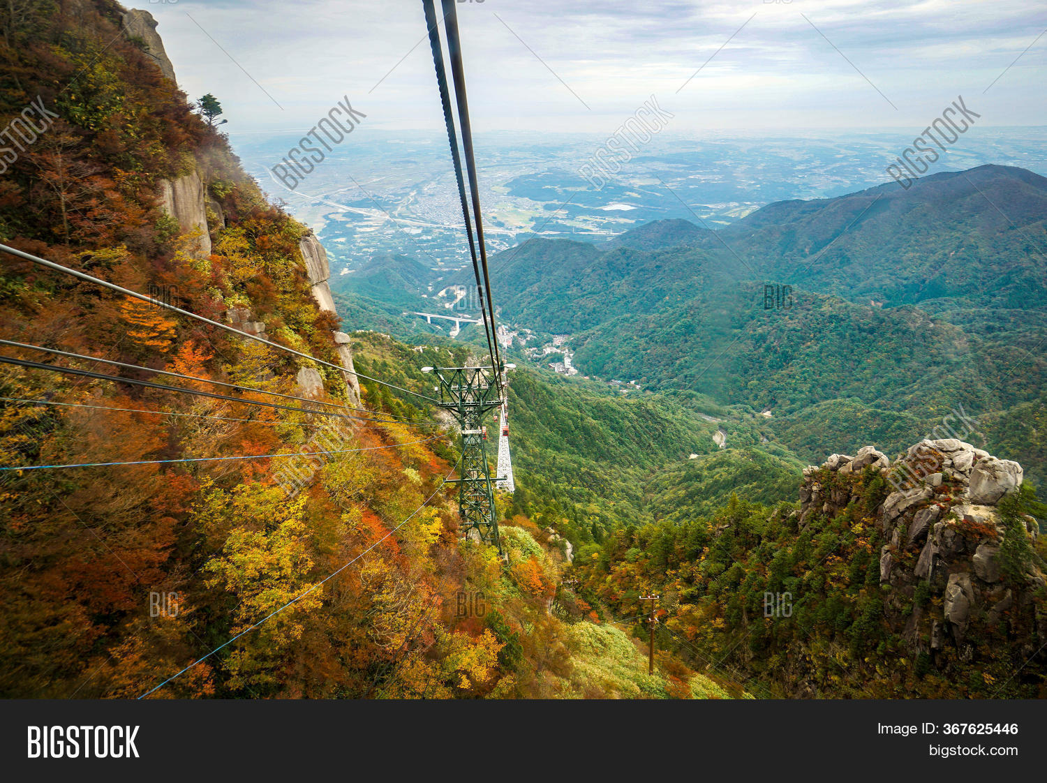 Gozaisho Ropeway ( Image & Photo (Free Trial) | Bigstock