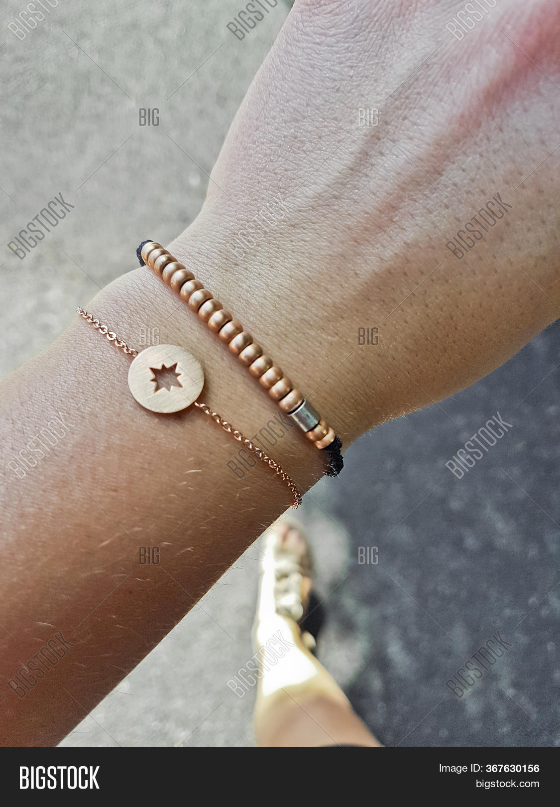 Hand Bracelets Compass Image & Photo (Free Trial) | Bigstock