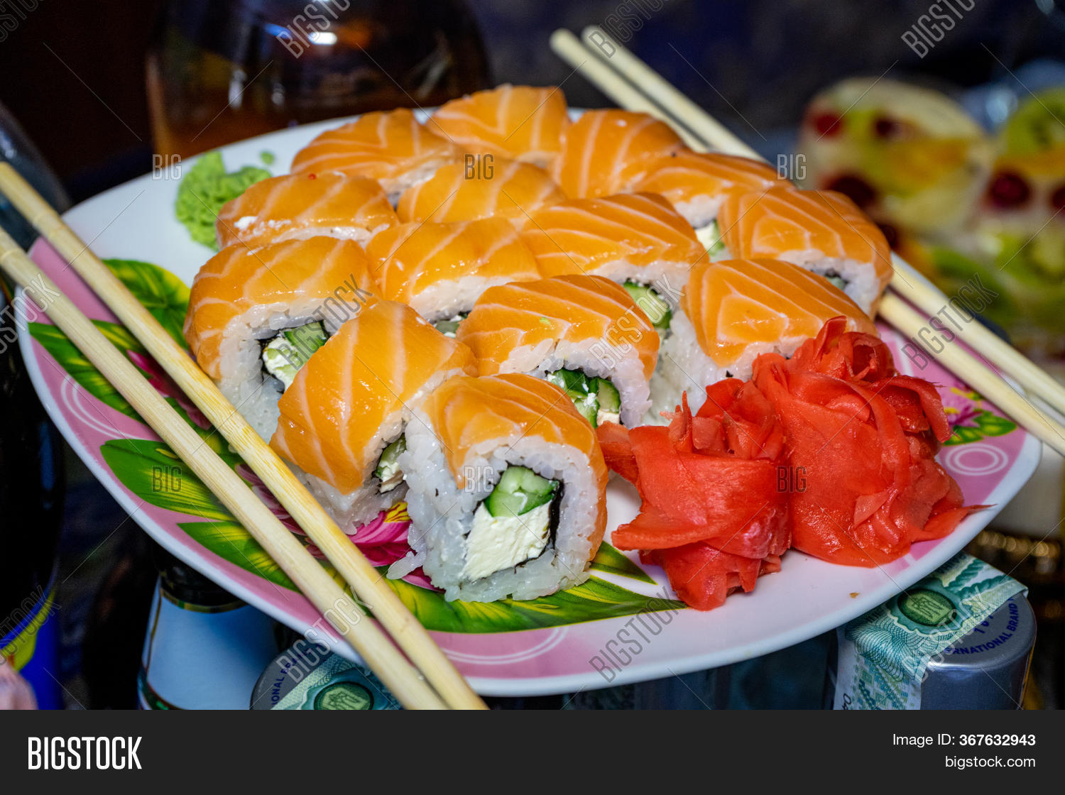 Sushi Red Fish. Sushi Image & Photo (Free Trial) | Bigstock