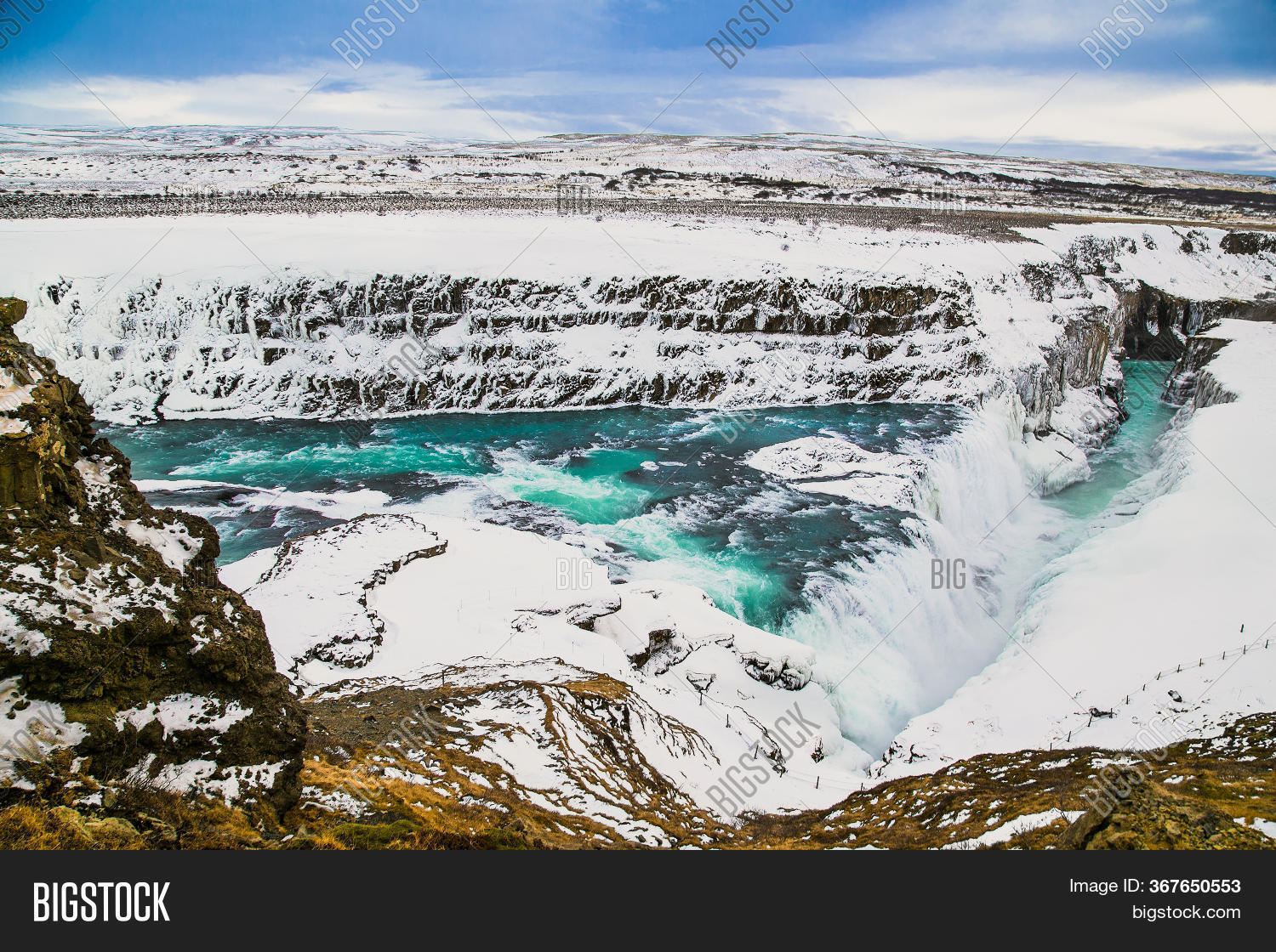 Beautiful Gullfoss Image & Photo (Free Trial) | Bigstock