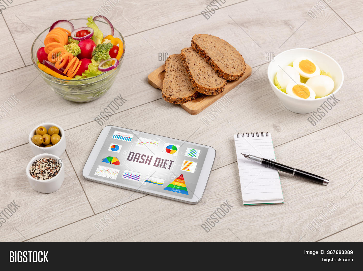 Organic Food Tablet Pc Image & Photo (Free Trial) | Bigstock