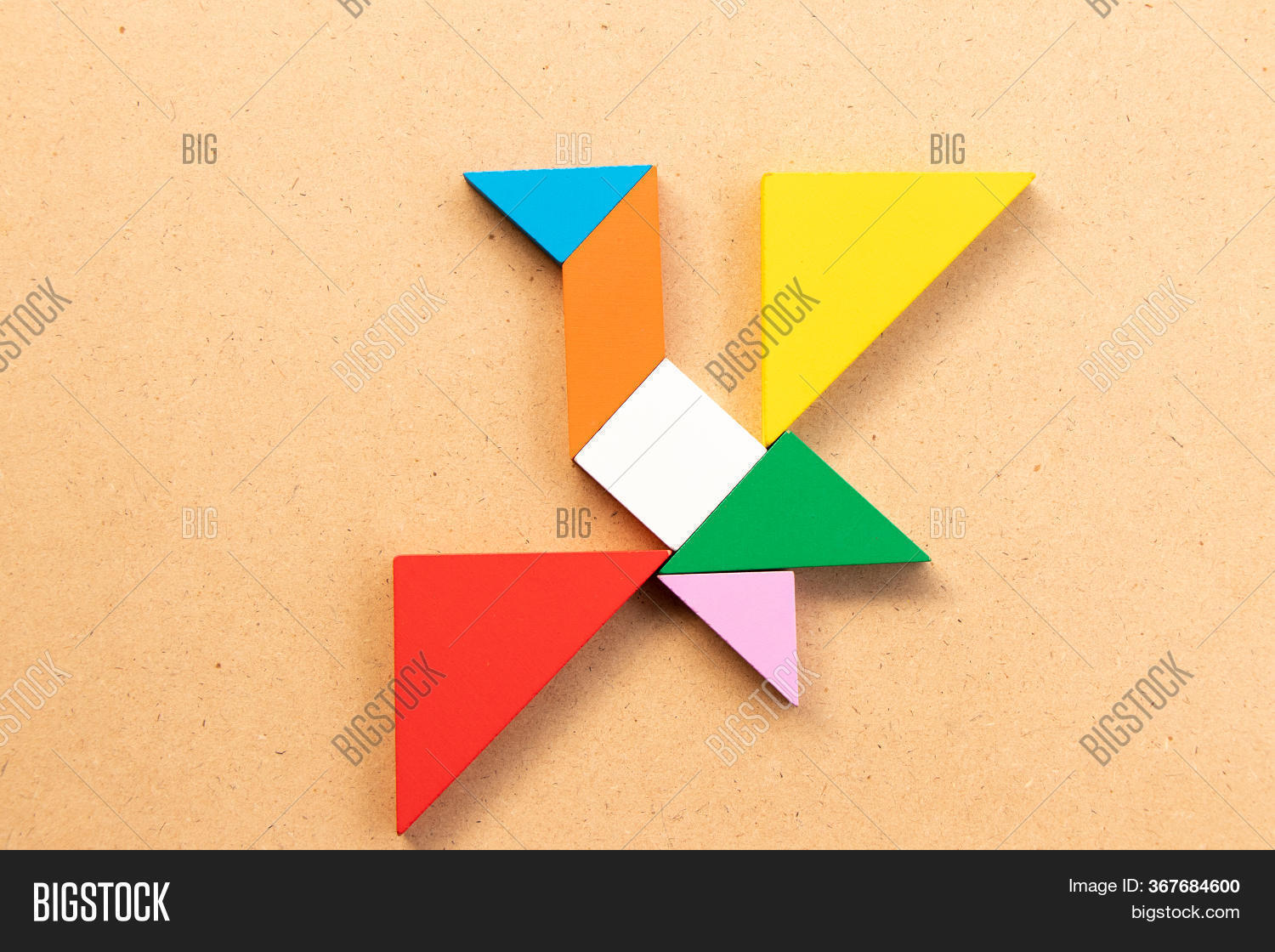 Color Tangram Puzzle Image & Photo (Free Trial) | Bigstock