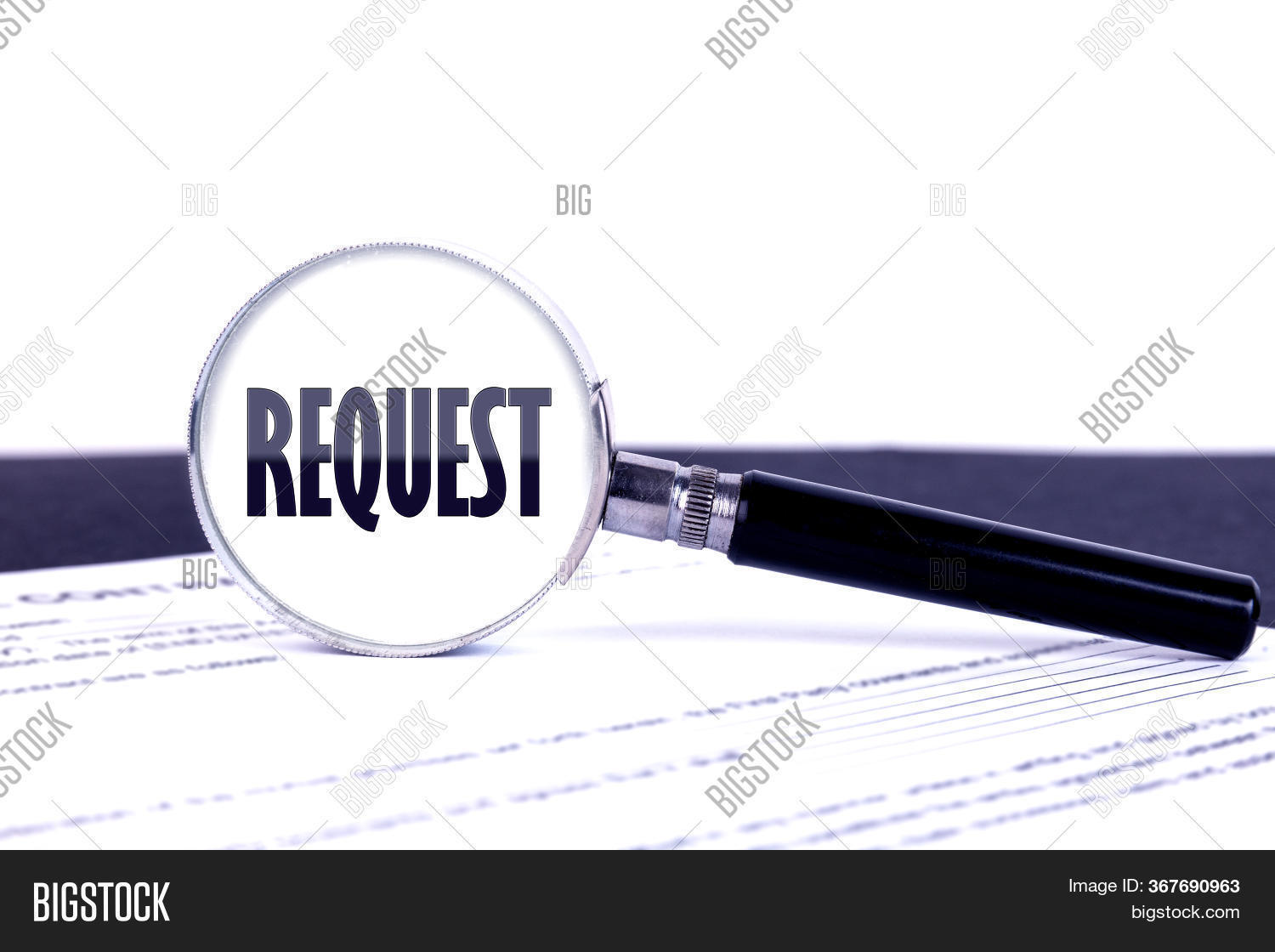 Magnifying Glass Text Image & Photo (Free Trial) | Bigstock