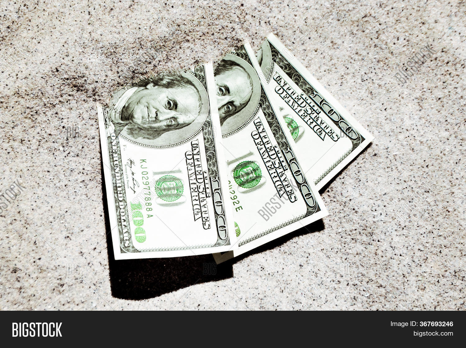 Money Dolars Half Image & Photo (Free Trial) | Bigstock