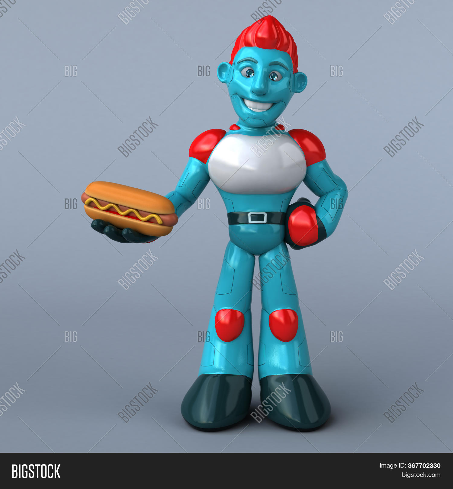 Red Robot - 3D Image & Photo (Free Trial) | Bigstock