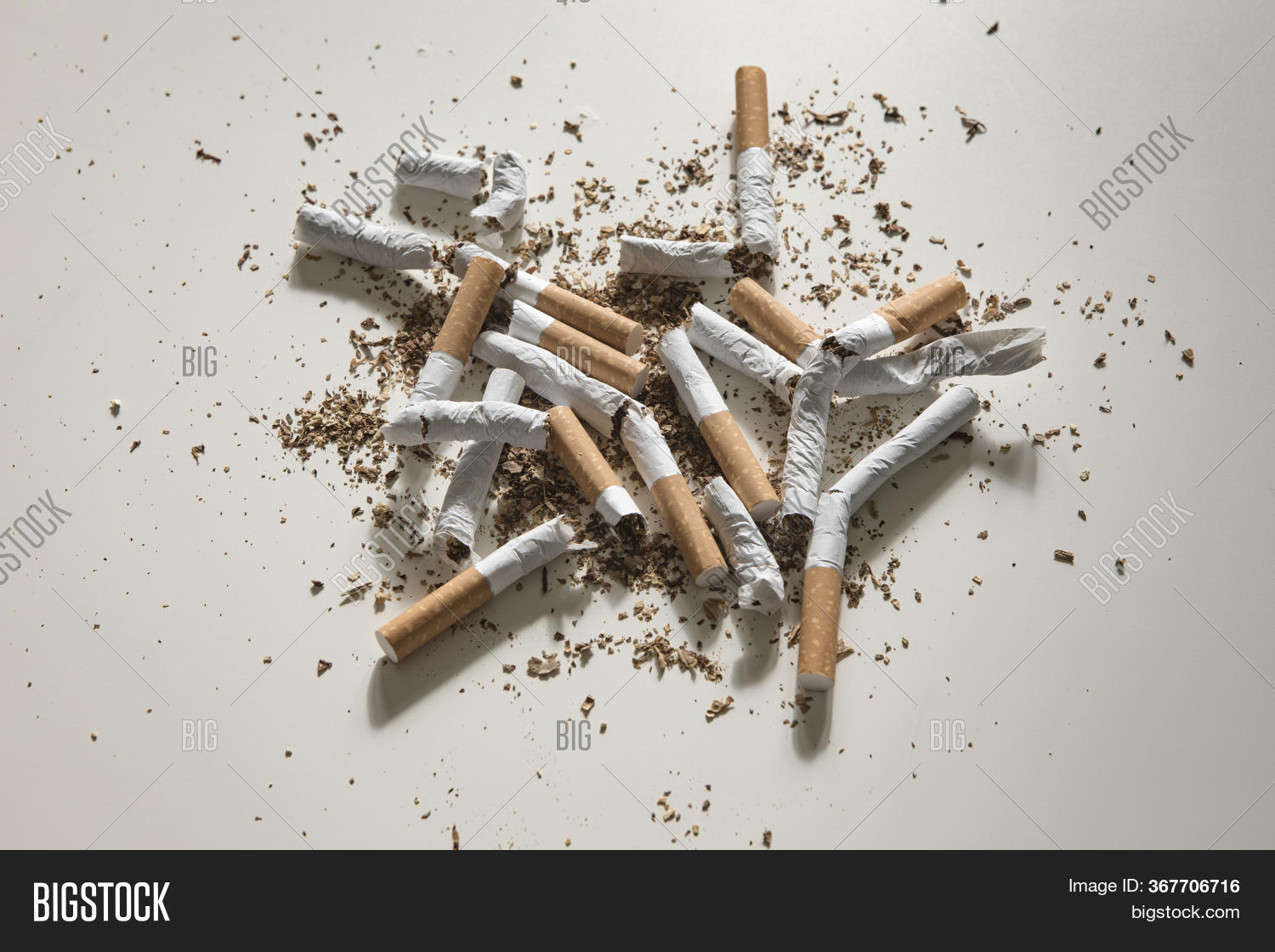 Broken Cigarette On Image & Photo (Free Trial) | Bigstock