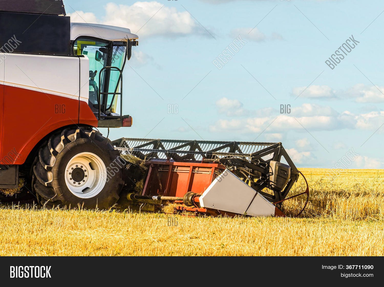 Combine Harvester Image & Photo (Free Trial) | Bigstock