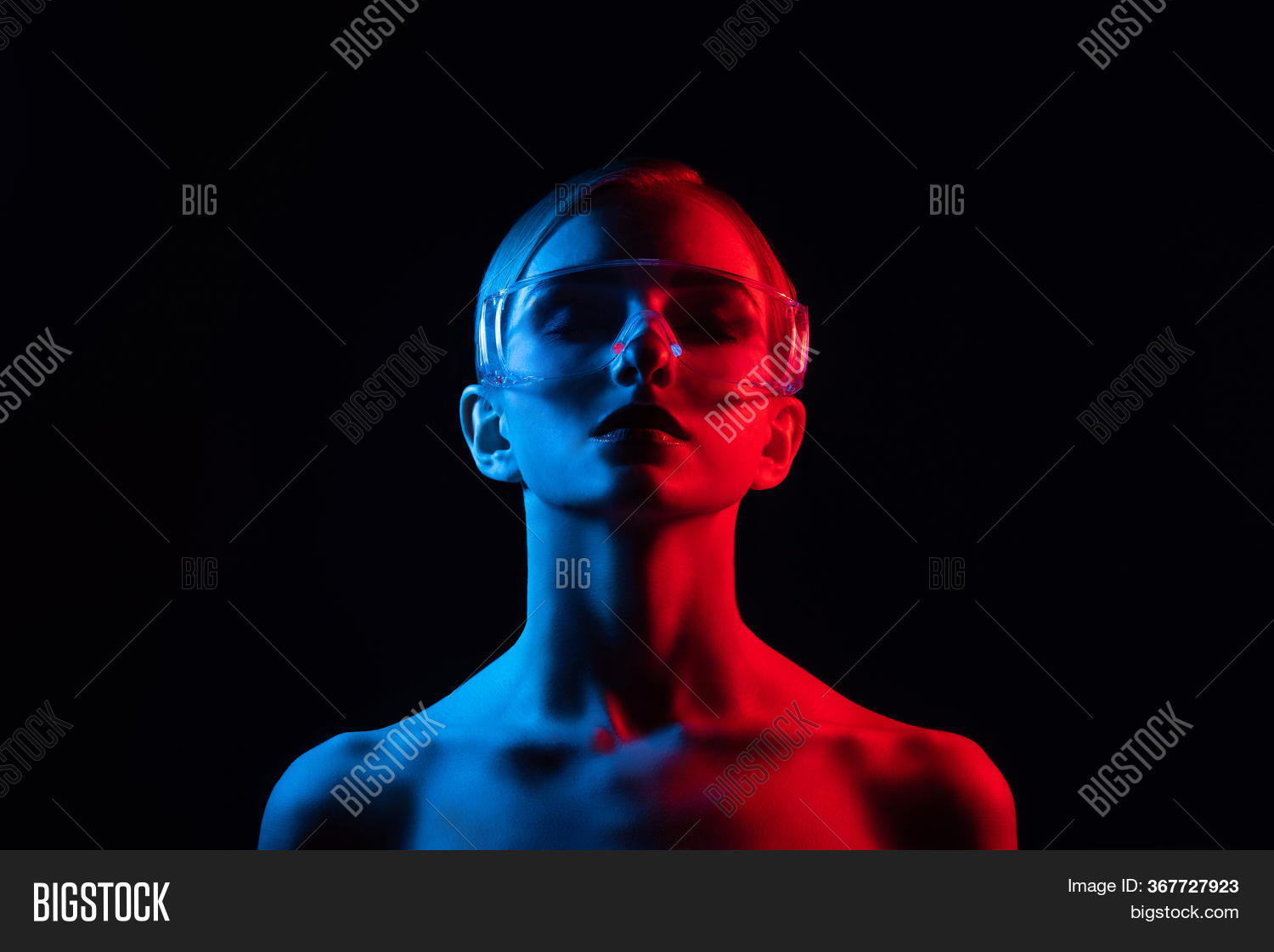 Portrait Girl Blue Image & Photo (Free Trial) | Bigstock