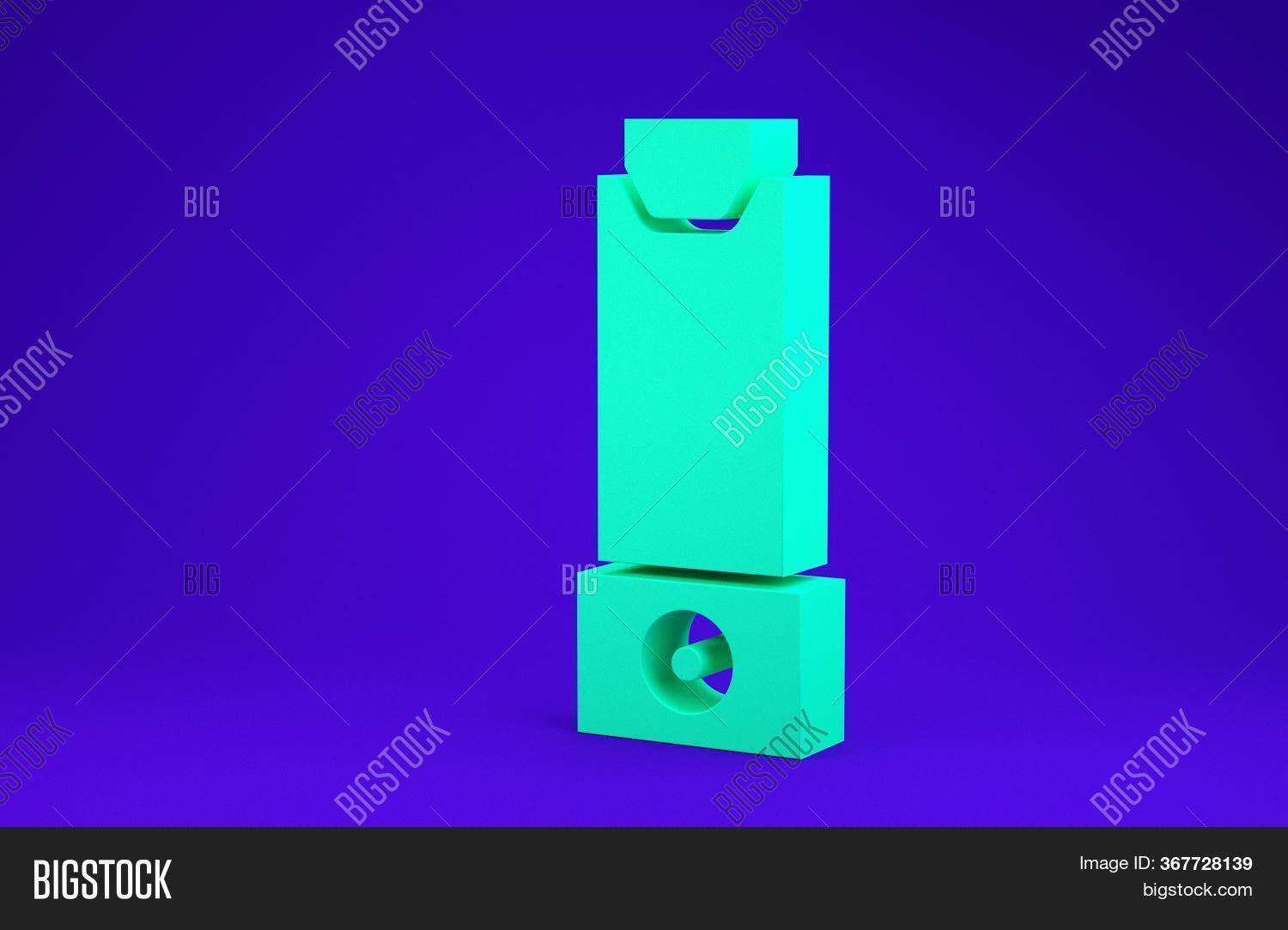 Green Inhaler Icon Image & Photo (Free Trial) | Bigstock