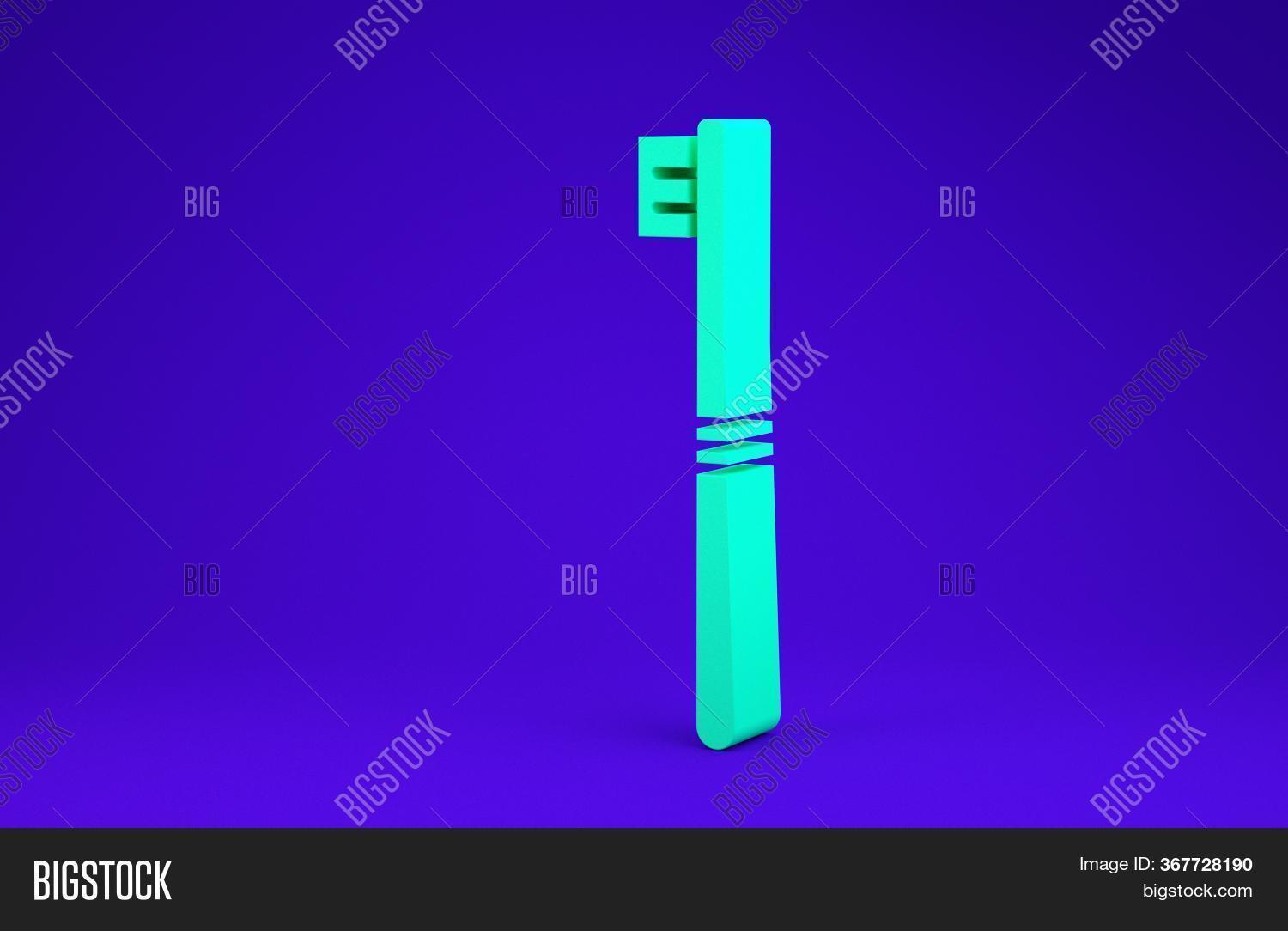 Green Toothbrush Icon Image & Photo (Free Trial) | Bigstock