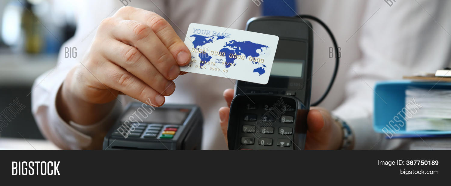 Man Shows Credit Card Image & Photo (Free Trial) | Bigstock