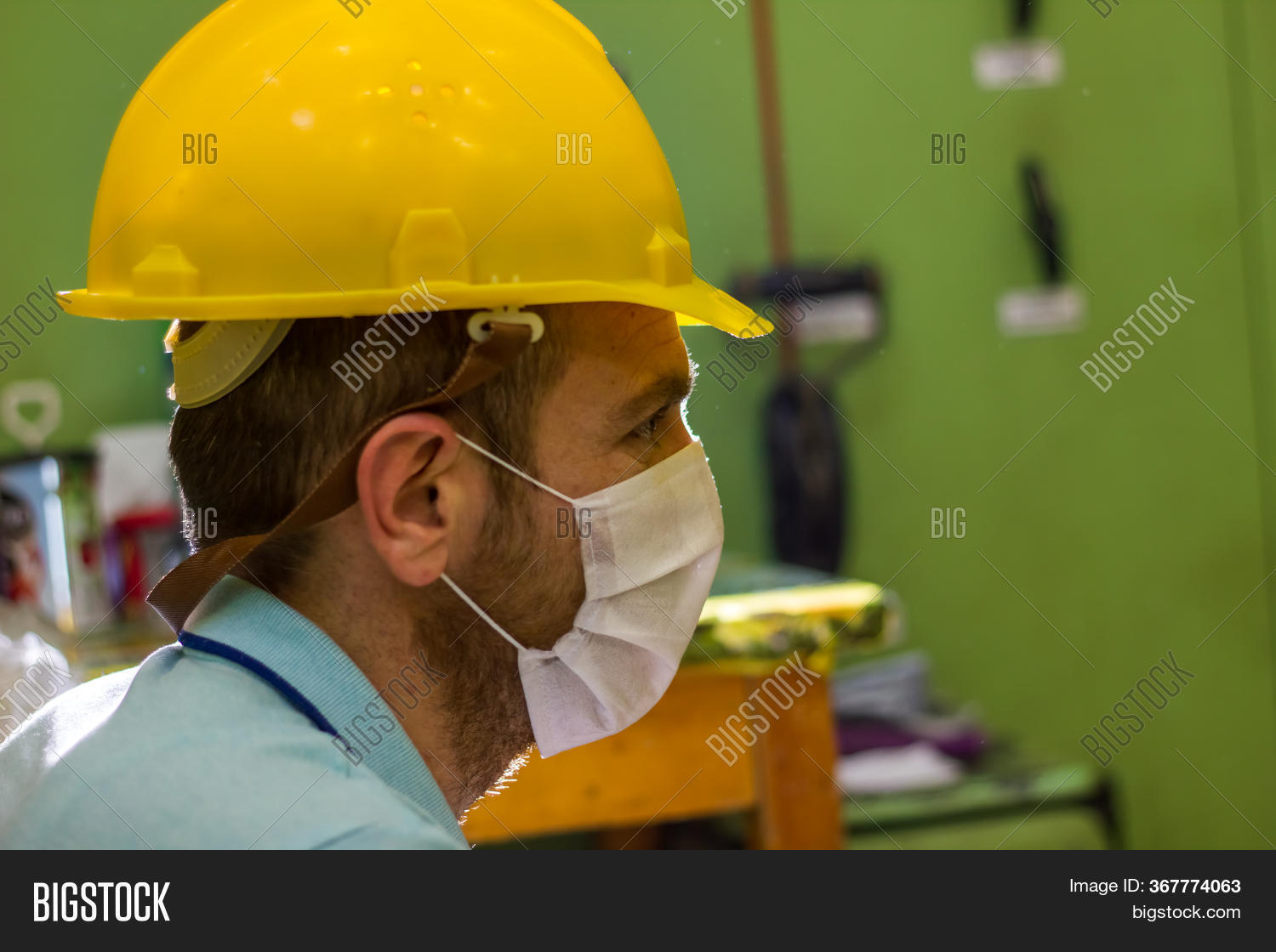 Worker Protective Mask Image & Photo (Free Trial) | Bigstock