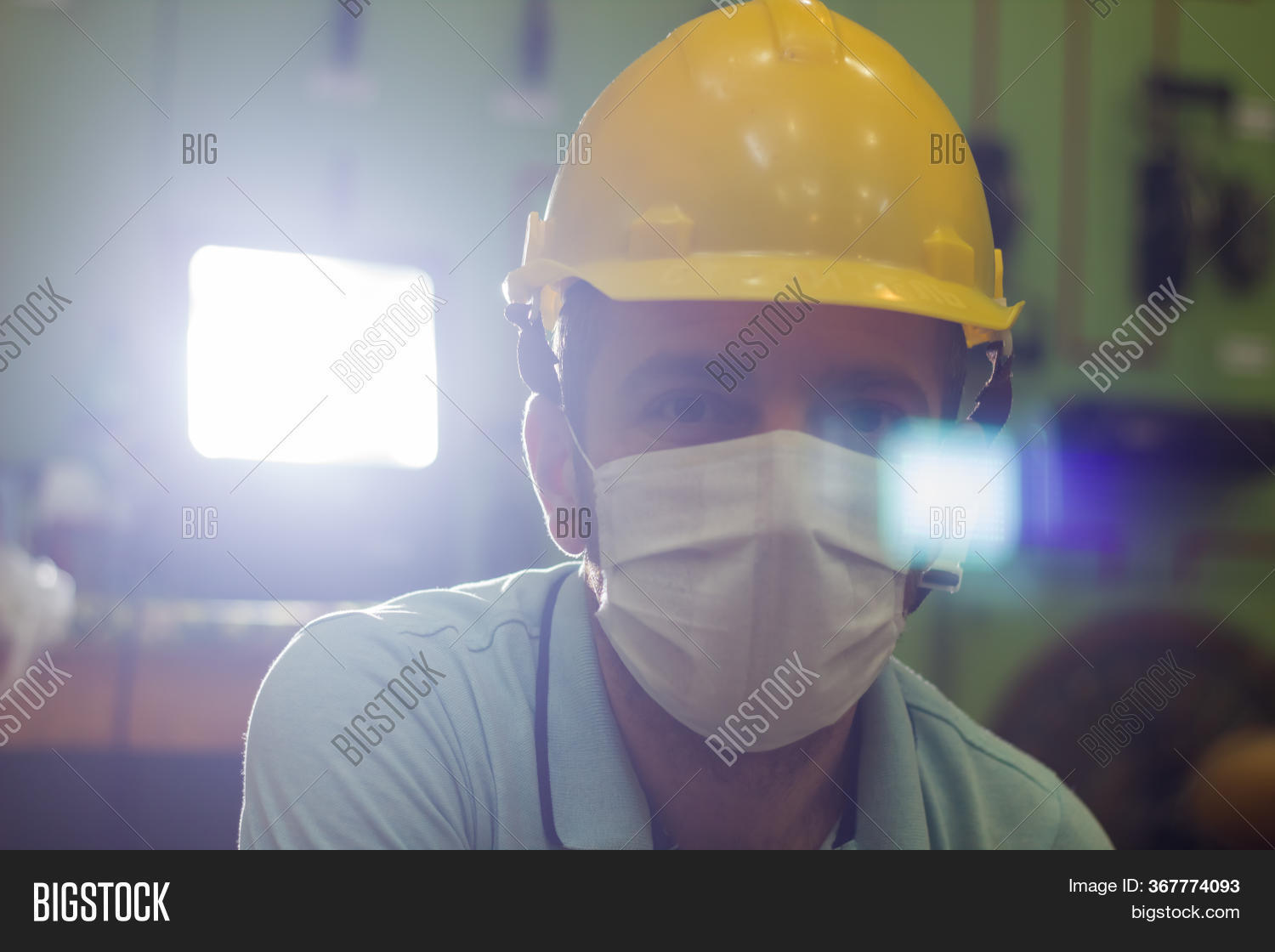 Worker Protective Mask Image & Photo (Free Trial) | Bigstock