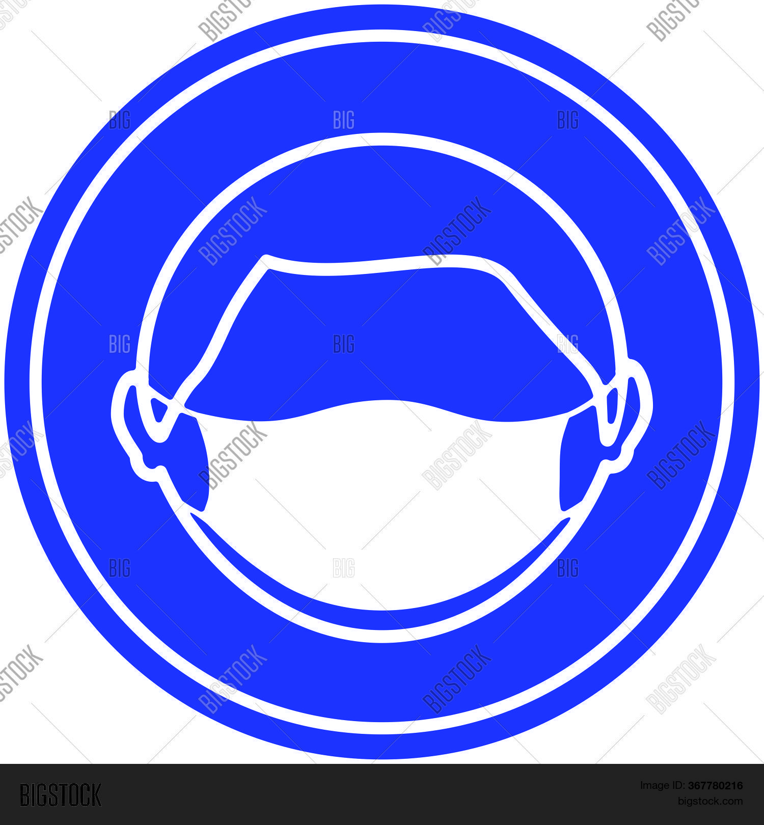 Round Sign Man Vector & Photo (Free Trial) | Bigstock
