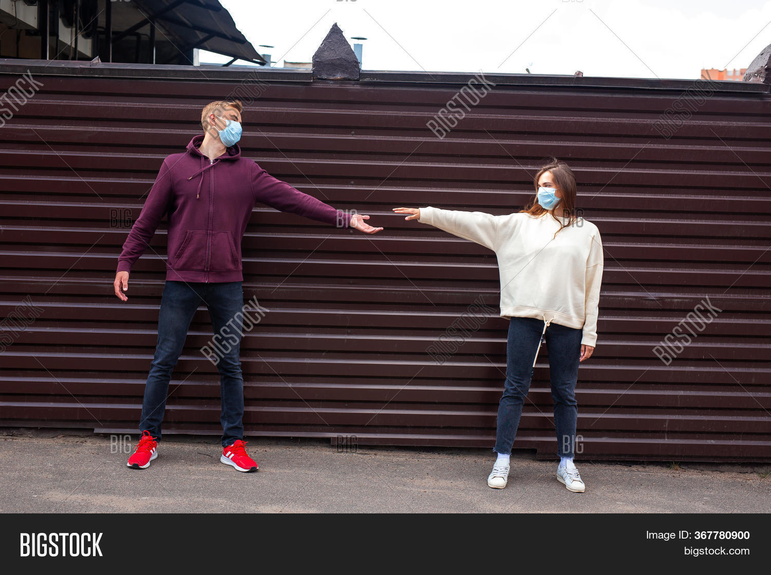 Social Distancing Image & Photo (Free Trial) | Bigstock
