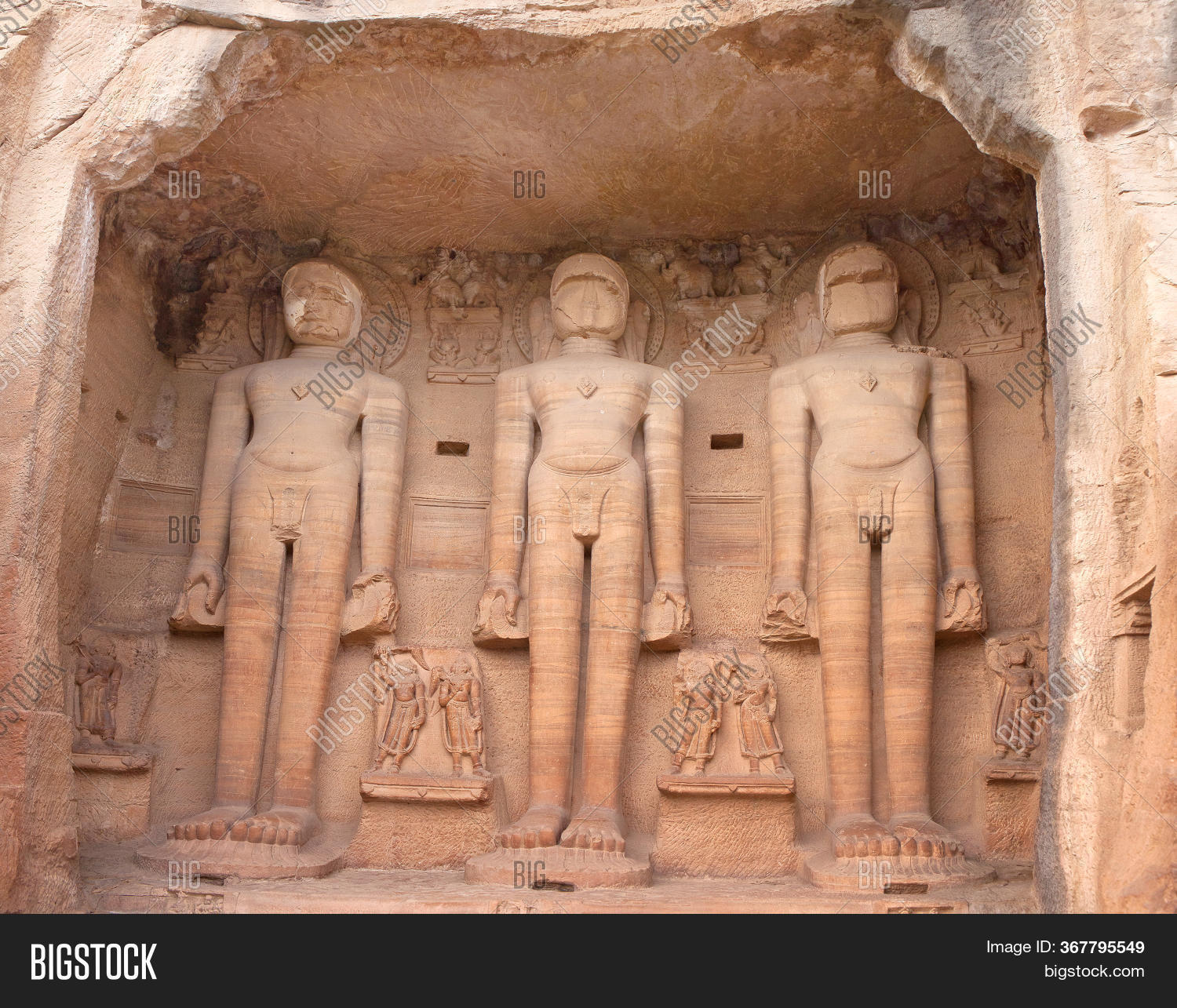 Ancient Jain Statues Image & Photo (Free Trial) | Bigstock