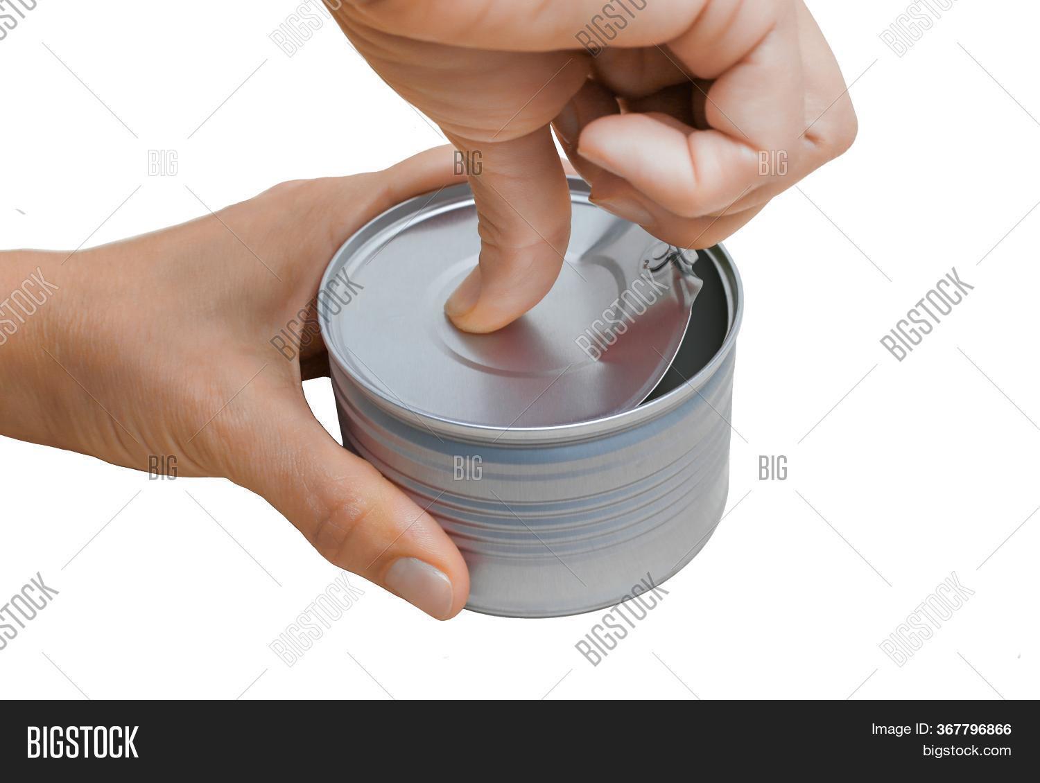 Hands Open Can. Close Image & Photo (Free Trial) | Bigstock
