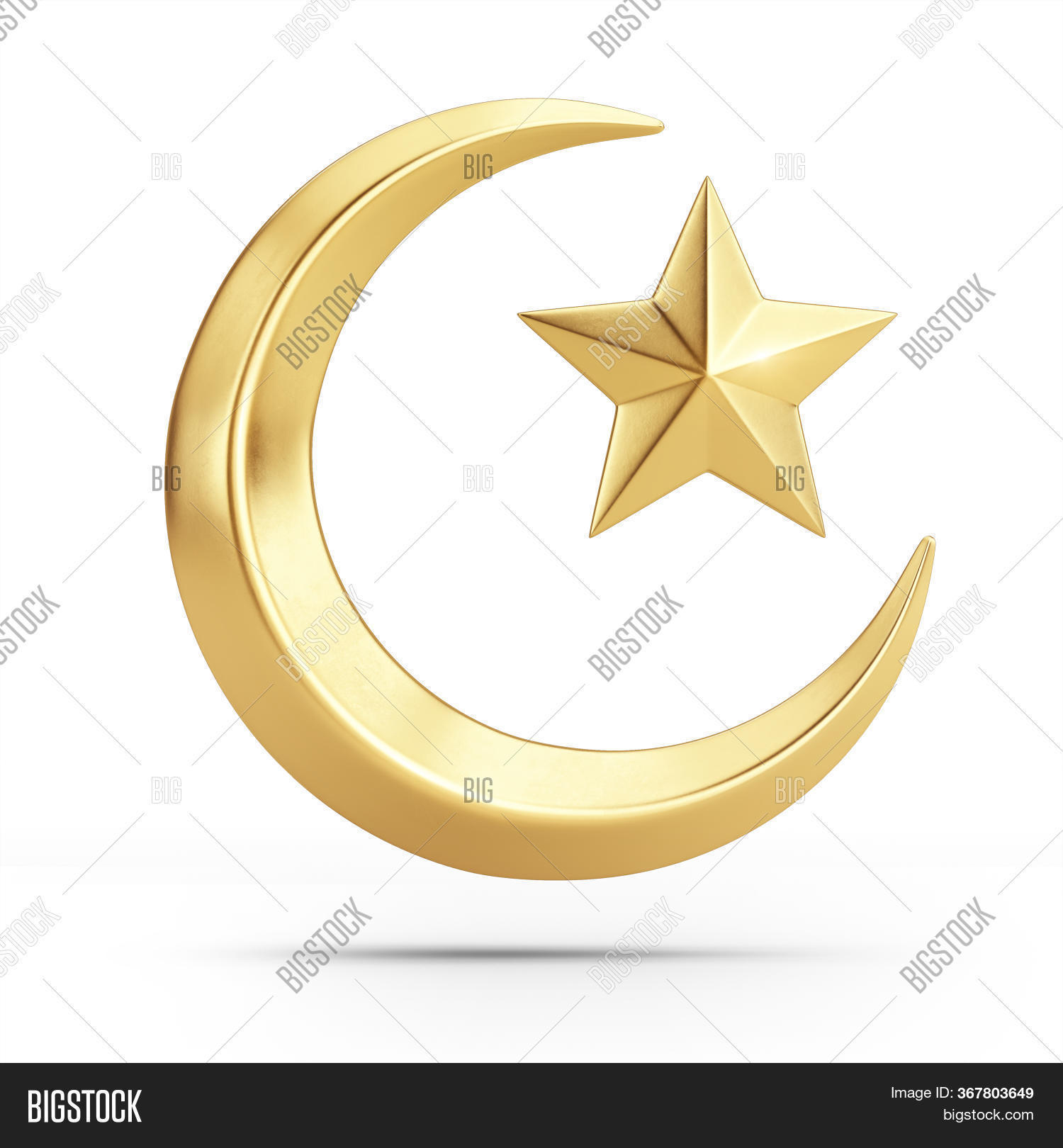 Islam Golden Symbol. Image & Photo (Free Trial) | Bigstock
