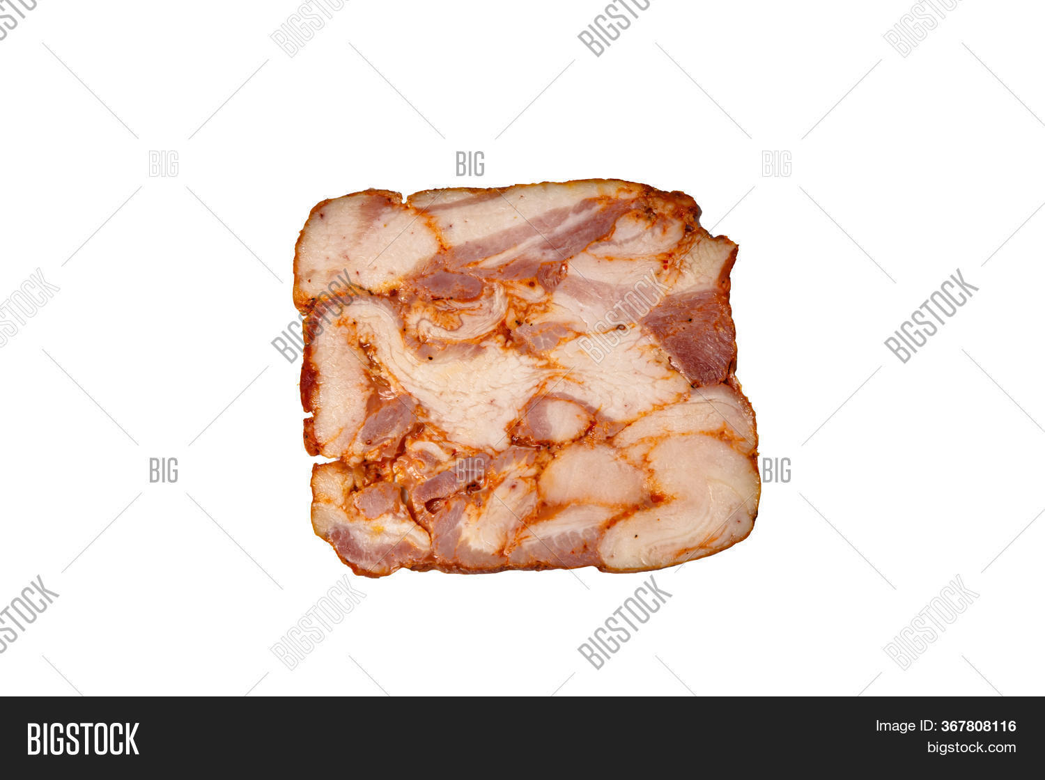 Slices Bacon Shape Image & Photo (Free Trial) | Bigstock