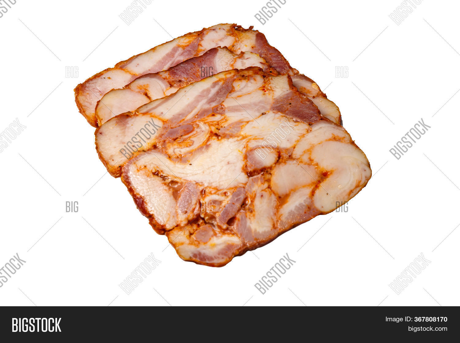 Slices Bacon Shape Image & Photo (Free Trial) | Bigstock