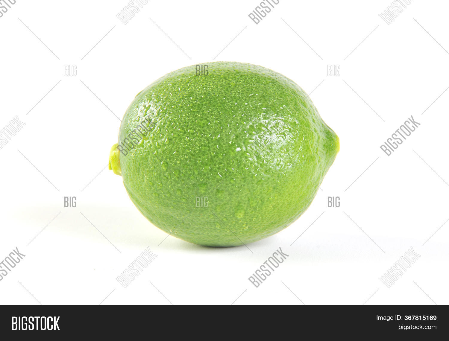 Whole Lime Isolated On Image & Photo (Free Trial) | Bigstock
