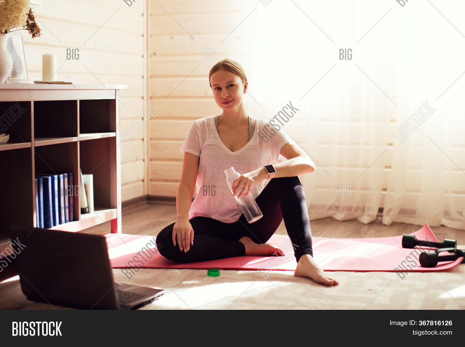 Woman Doing Exercises Image & Photo (Free Trial) | Bigstock