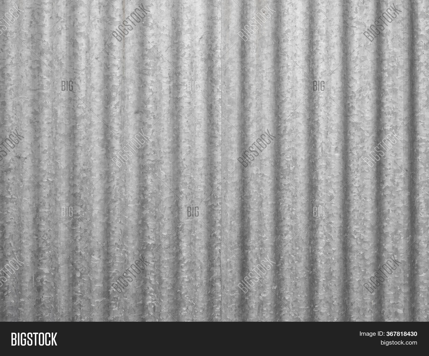 Grey Corrugated Steel Image & Photo (Free Trial) | Bigstock