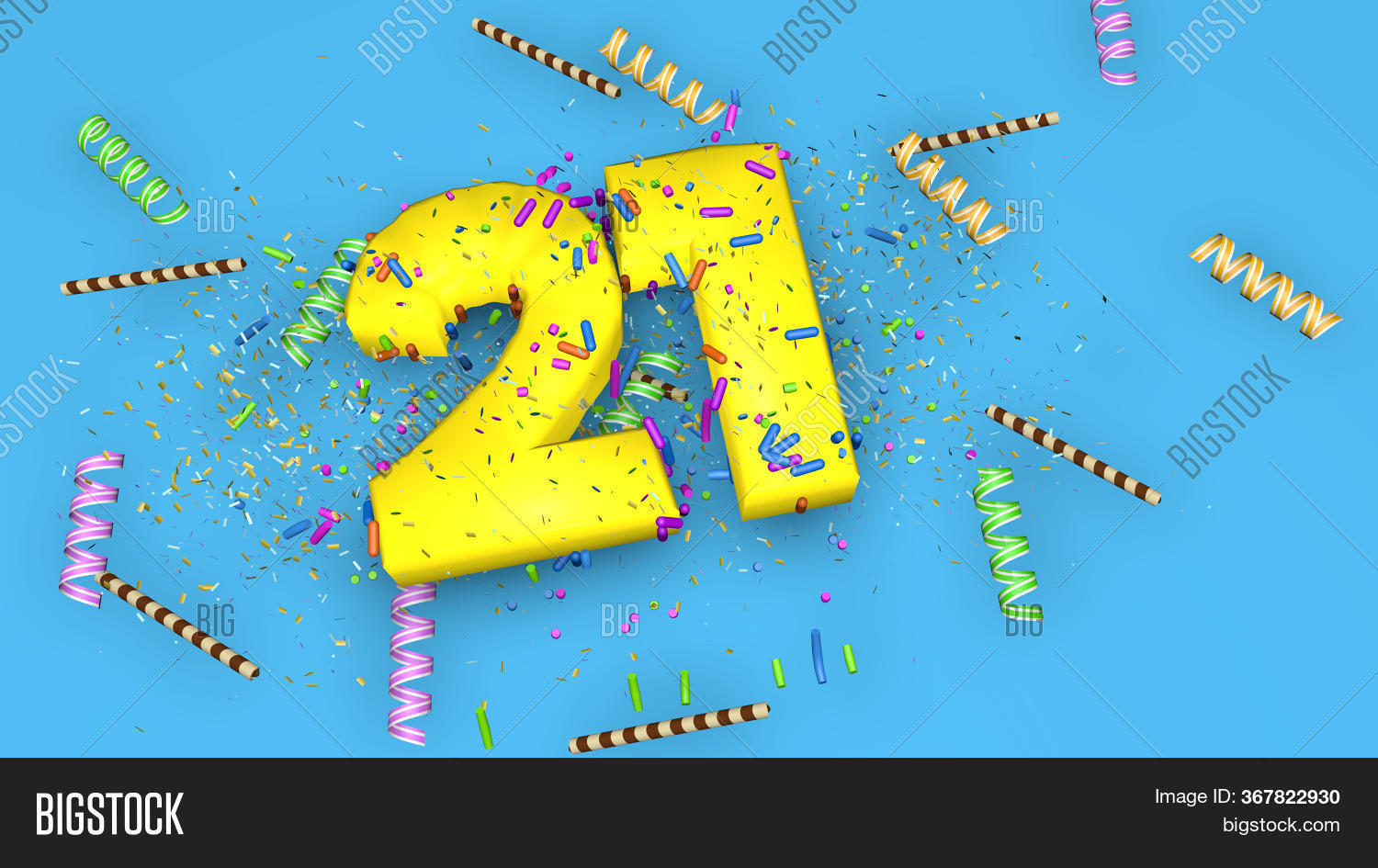 Number 21 Birthday, Image & Photo (Free Trial) | Bigstock