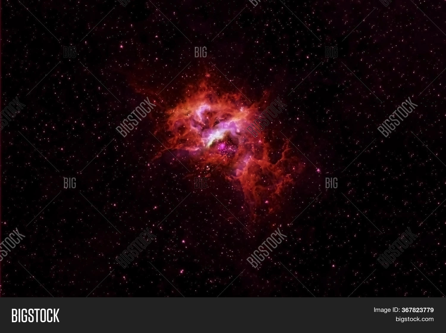 Beautiful Red Cosmic Image & Photo (Free Trial) | Bigstock