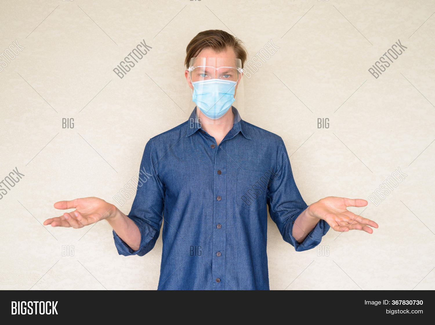 Young Man Mask Face Image & Photo (Free Trial) | Bigstock