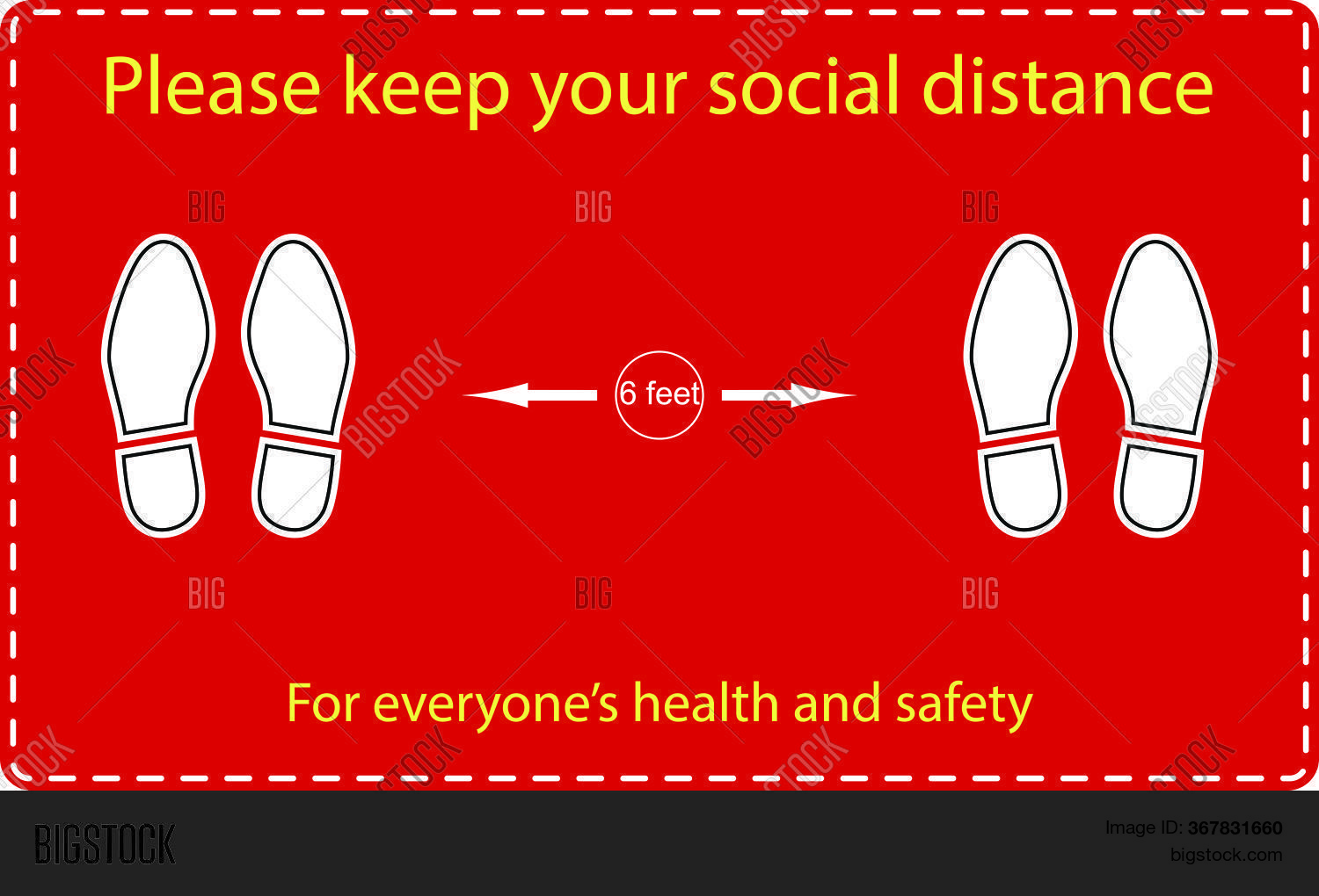 Foot Symbol Marking Vector & Photo (Free Trial) | Bigstock