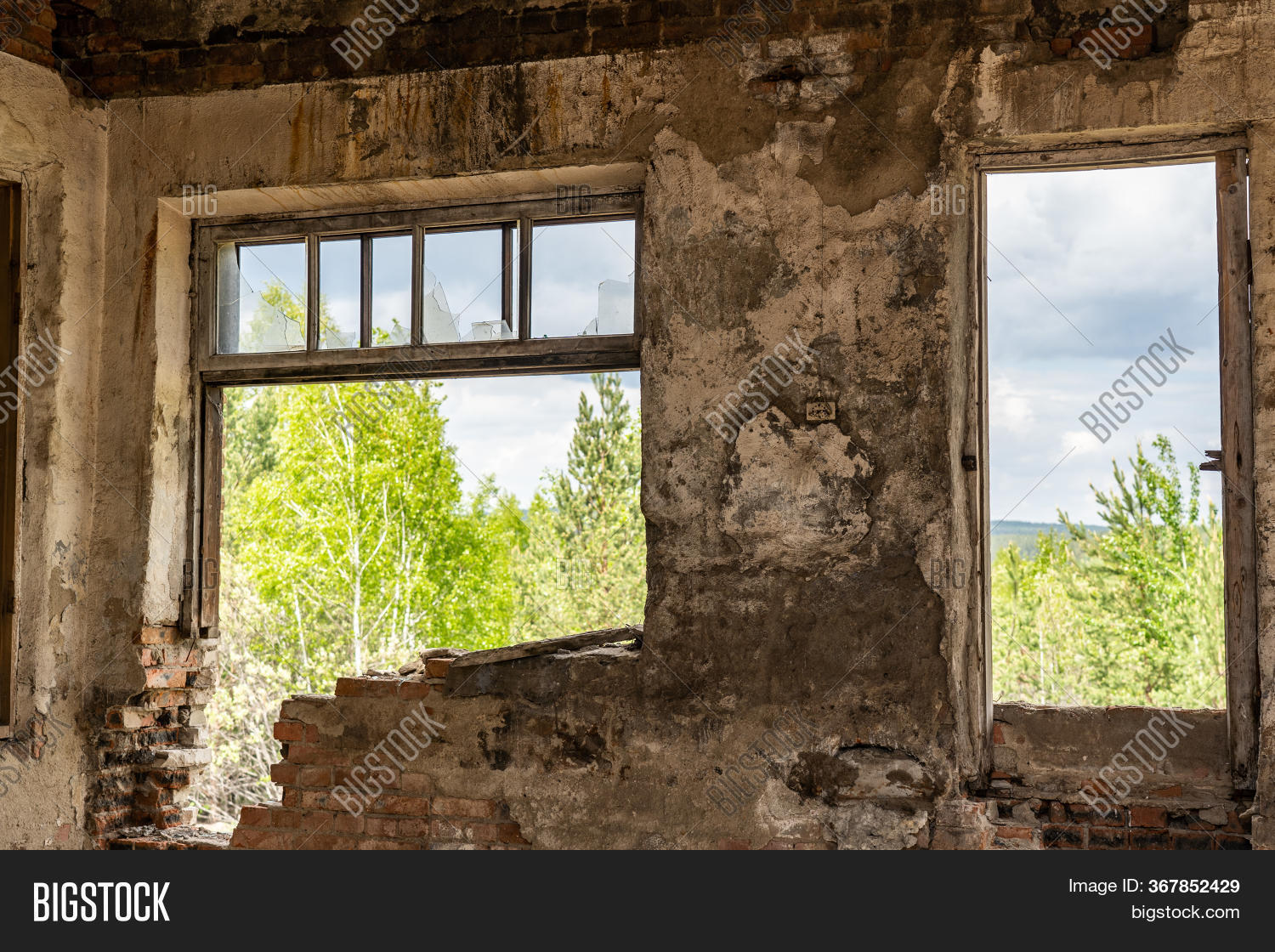 Rift Brick Wall. Close Image & Photo (Free Trial) | Bigstock