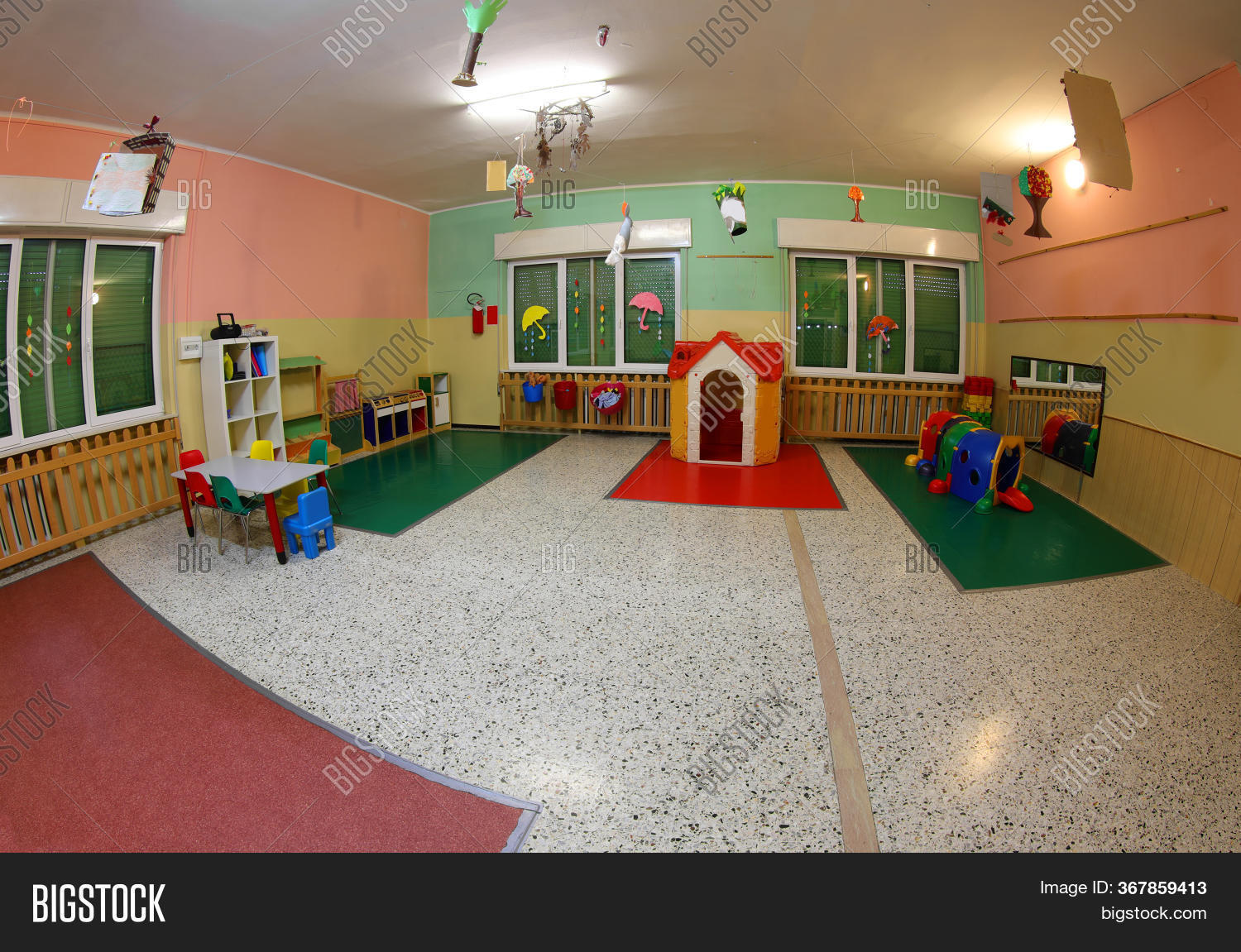 Large Empty Playroom Image & Photo (Free Trial) | Bigstock