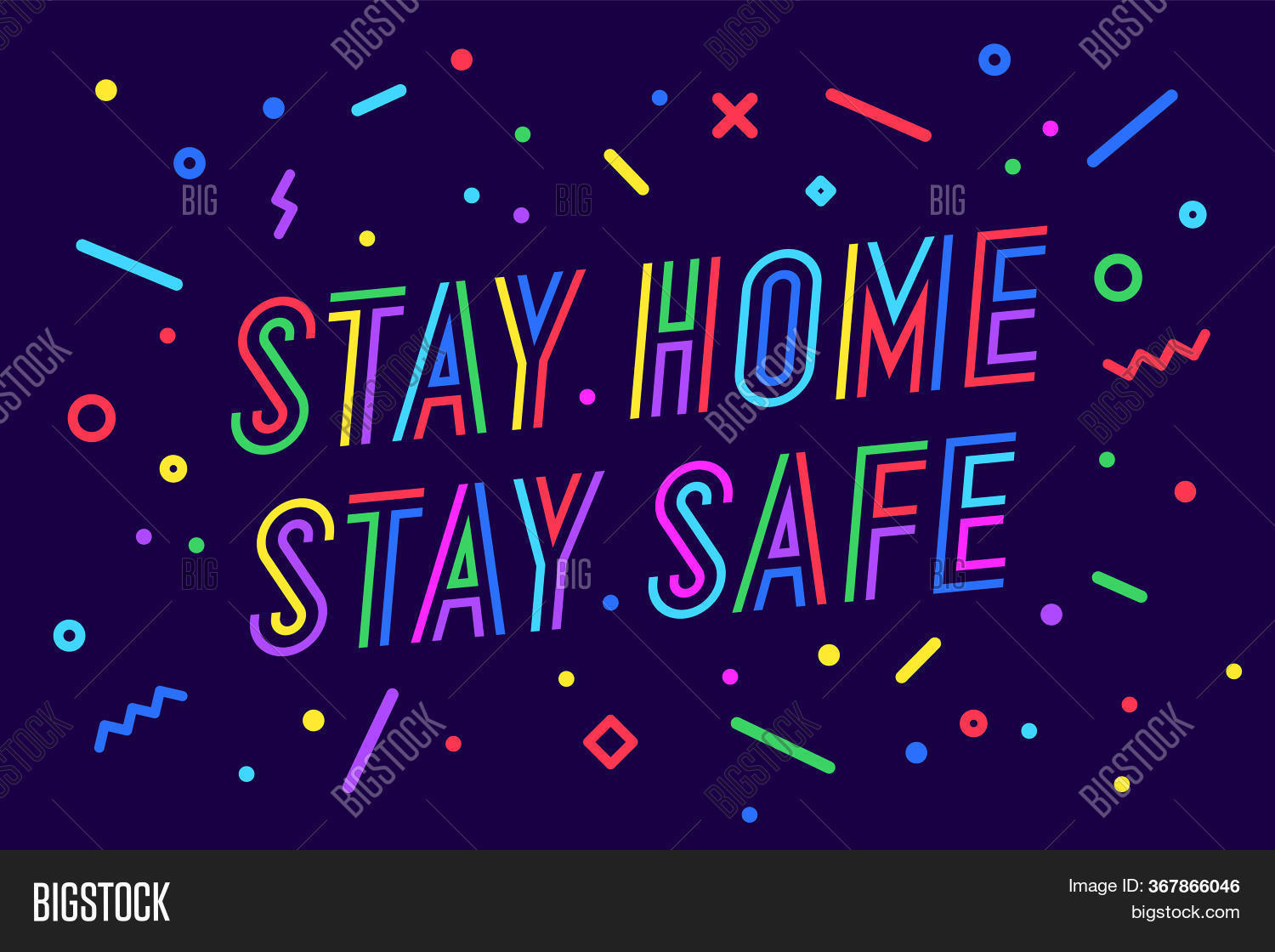 Stay Home Stay Safe. Image & Photo (Free Trial) | Bigstock