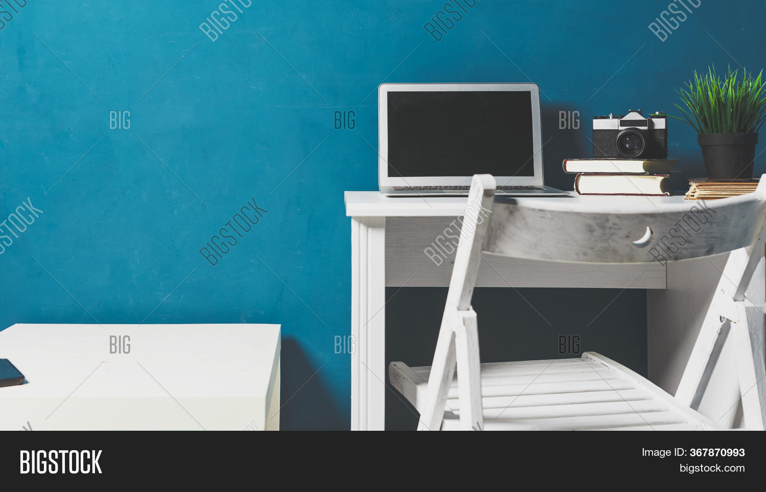 Empty Workplace. Work Image & Photo (Free Trial) | Bigstock