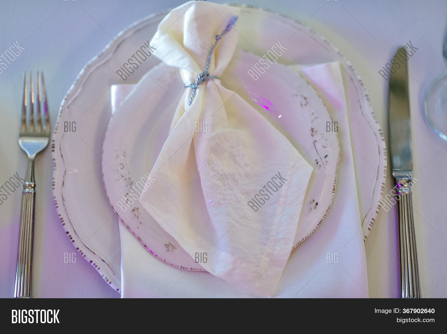 White Table Setting Image & Photo (Free Trial) | Bigstock
